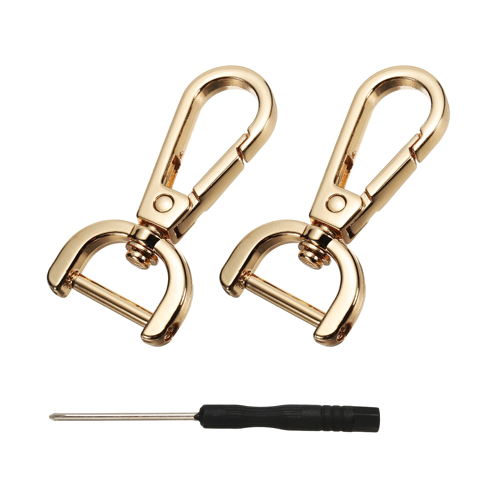 Uxcell Swivel Clasps Hook, Detachable Snap Hook with Screwdriver for ...