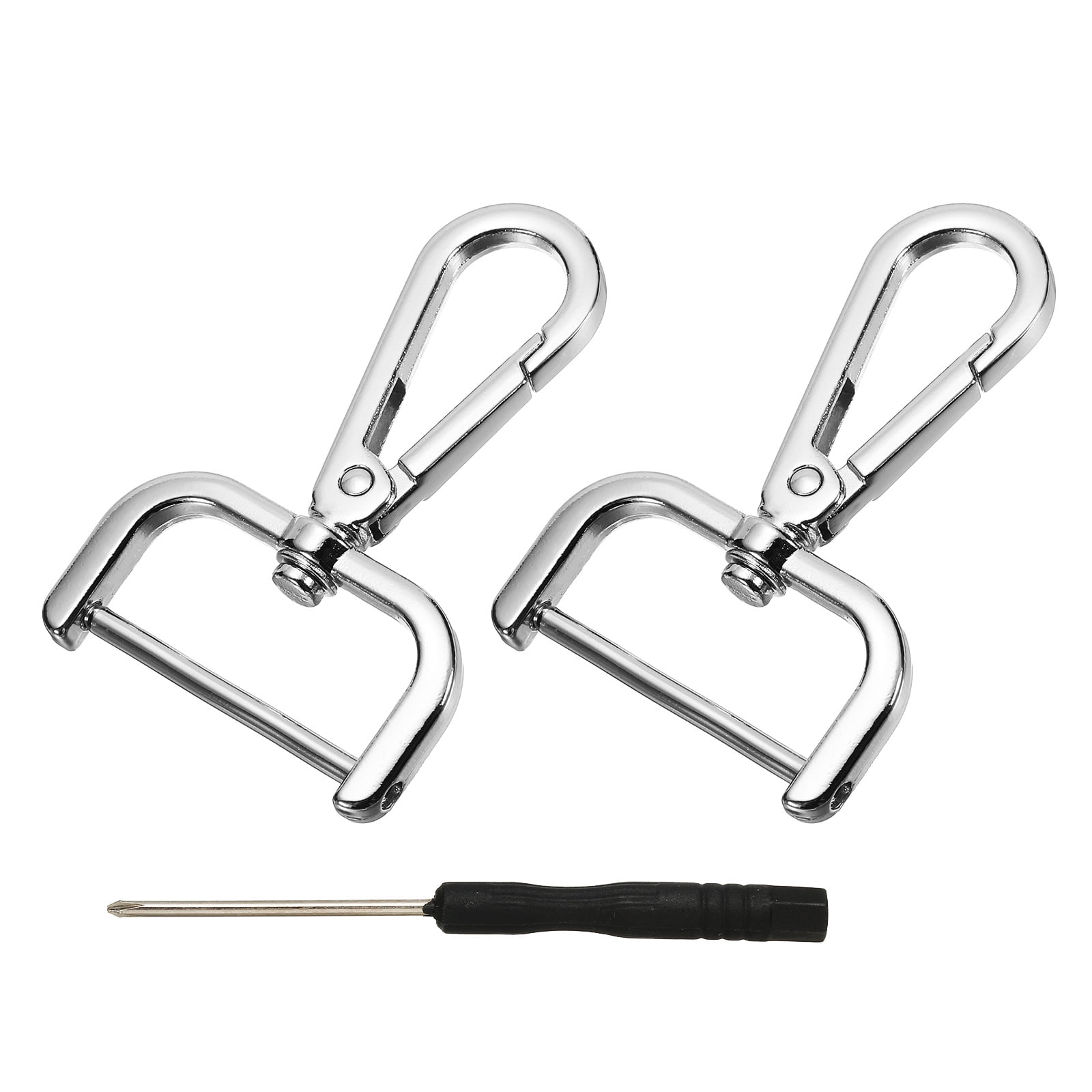 Uxcell Swivel Clasps Hook, Detachable Snap Hook with Screwdriver for ...