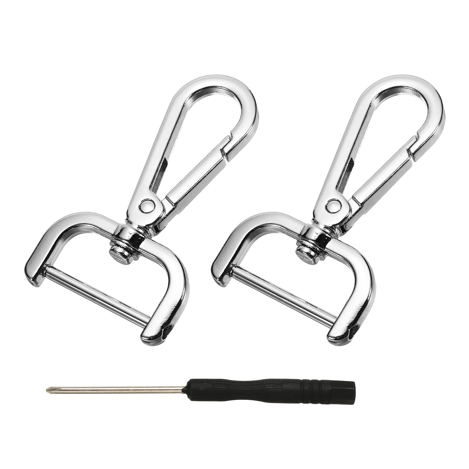 Uxcell Swivel Clasps Hook, Detachable Snap Hook with Screwdriver for ...