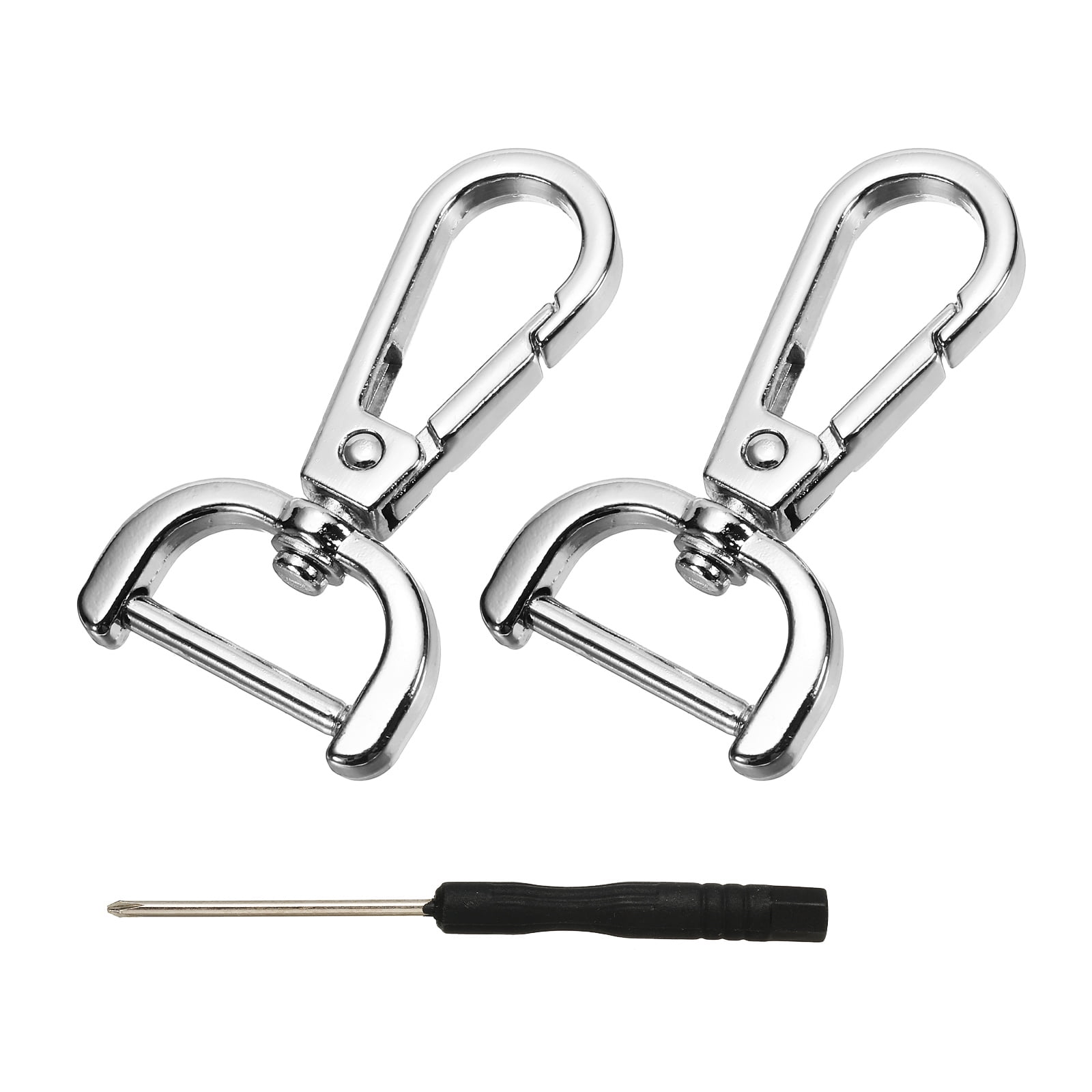 Uxcell Swivel Clasps Hook, Detachable Snap Hook with Screwdriver for ...