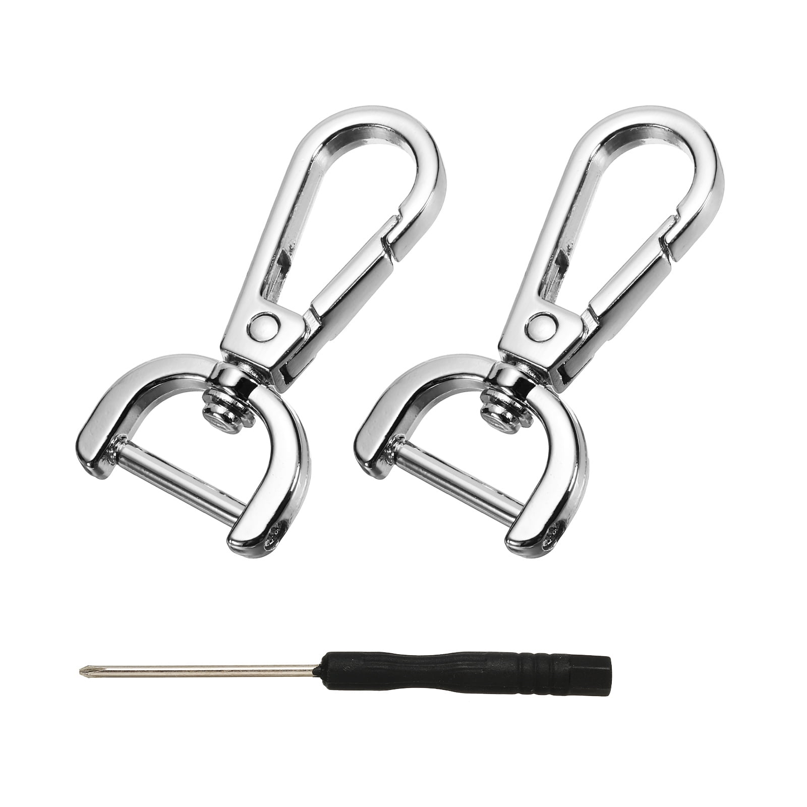 Uxcell Swivel Clasps Hook, Detachable Snap Hook with Screwdriver for ...