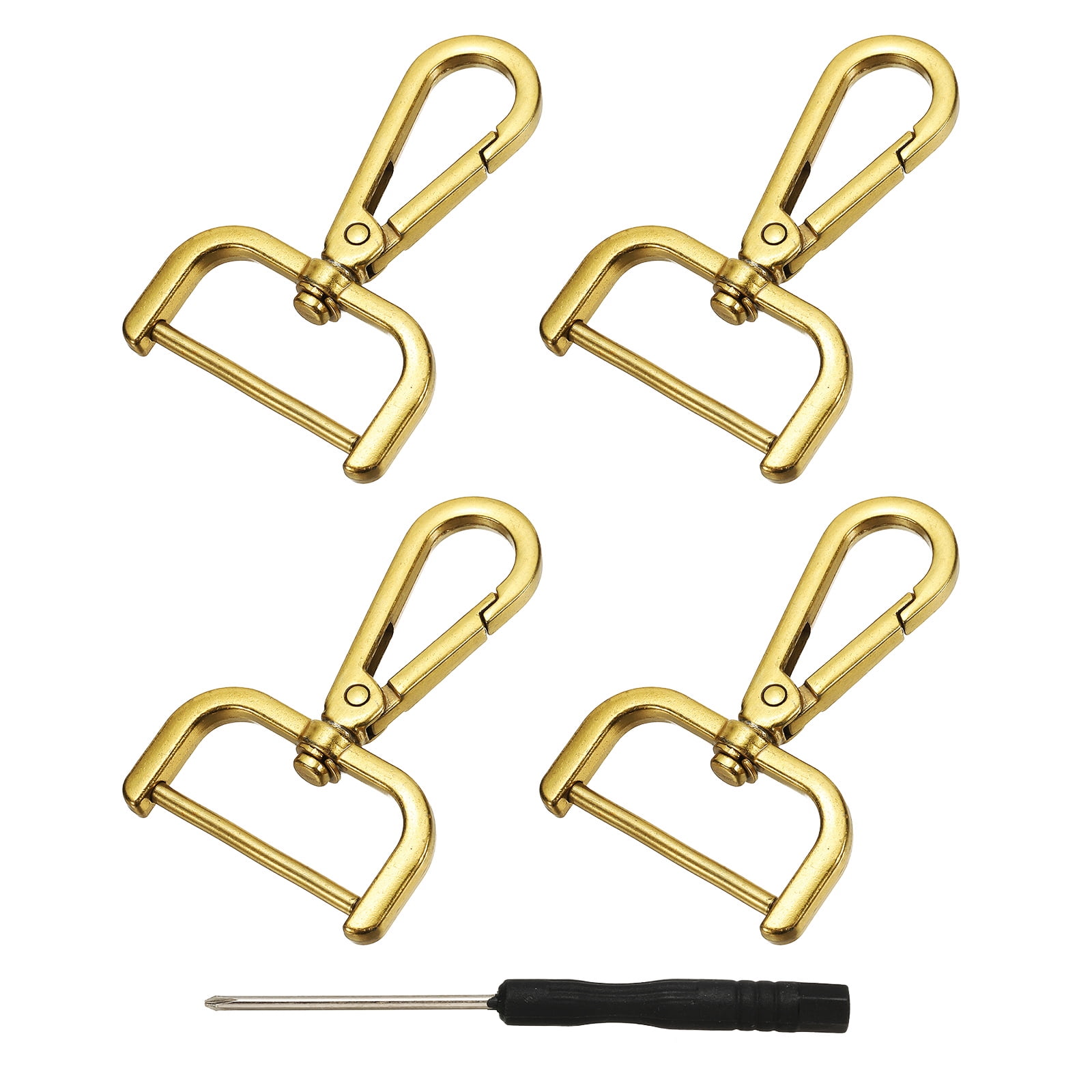 Uxcell Swivel Clasps Hook, ID Detachable Snap Hook with Screwdriver ...
