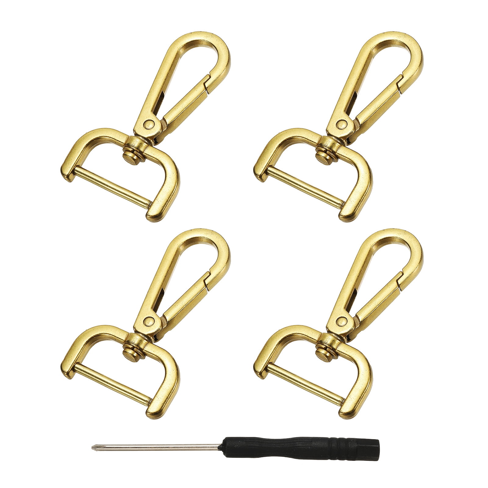 Uxcell Swivel Clasps Hook, ID Detachable Snap Hook with Screwdriver ...