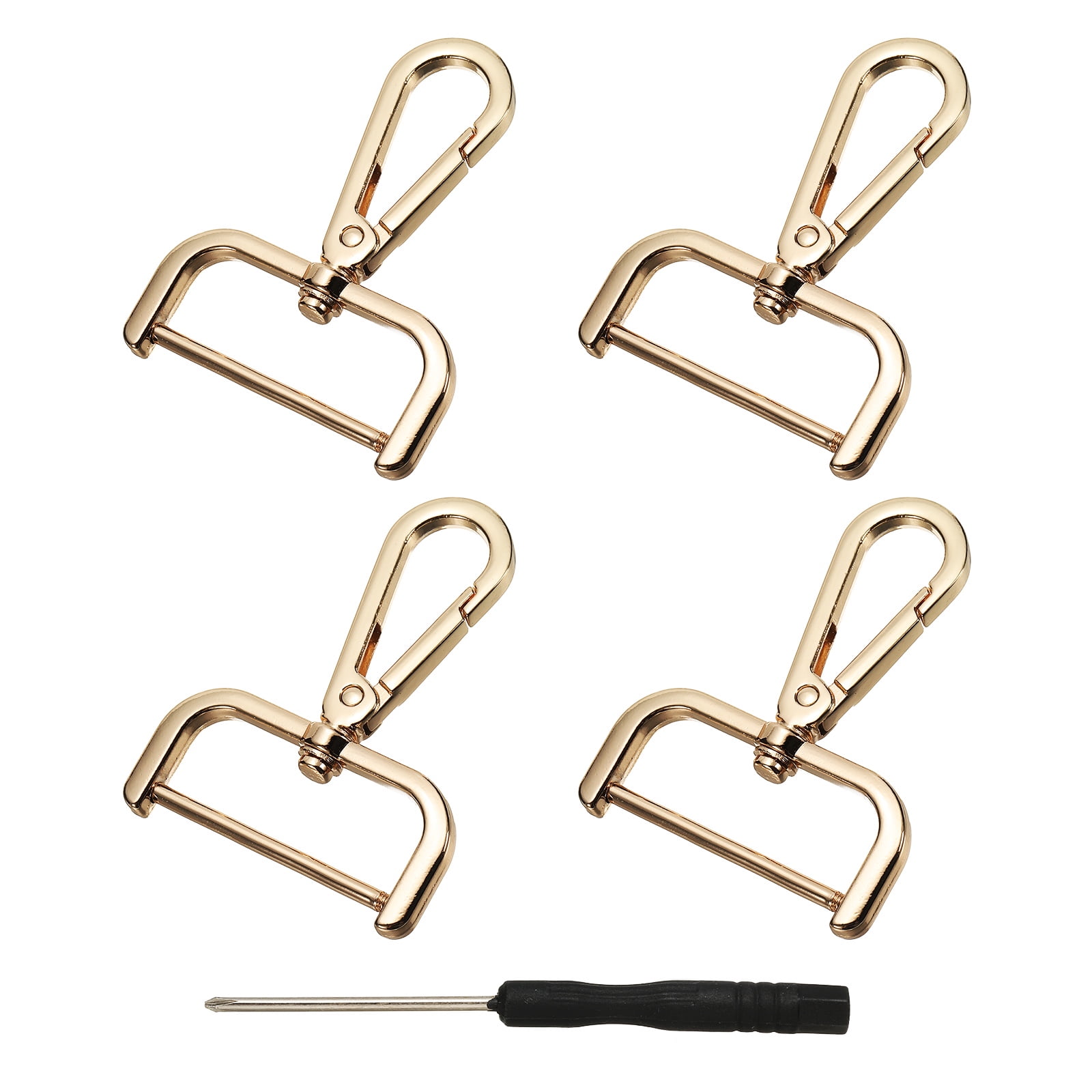 Uxcell Swivel Clasps Hook, ID Detachable Snap Hook with Screwdriver ...