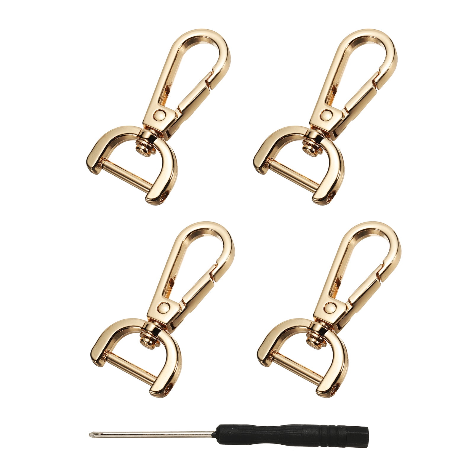 Uxcell Swivel Clasps Hook, ID Detachable Snap Hook with Screwdriver ...