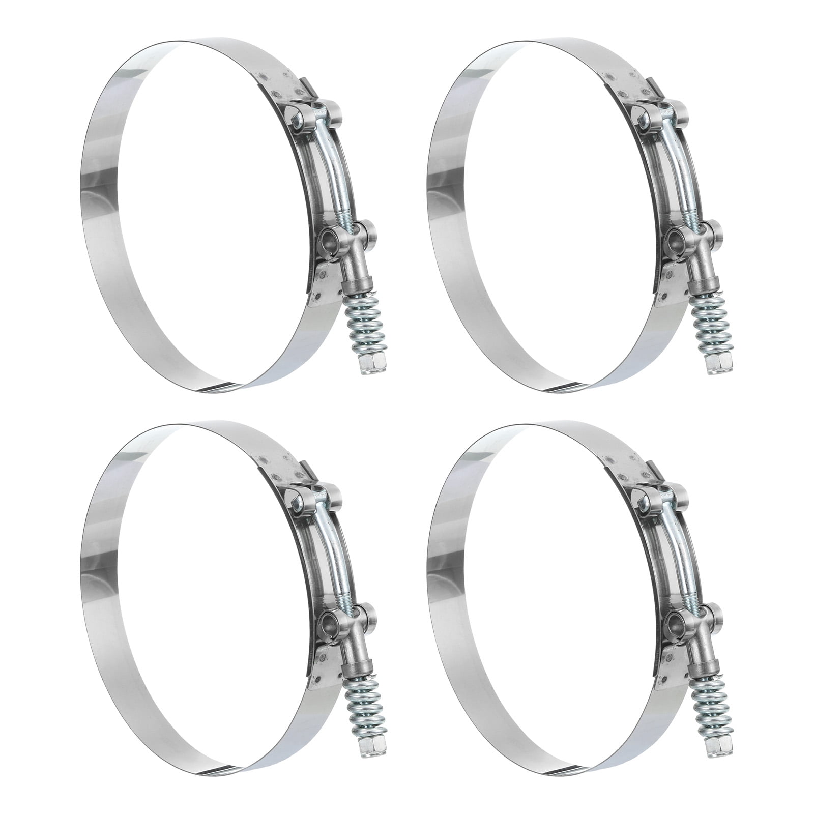 Uxcell T-Bolt Hose Clamp 4Pack 127-135mm Spring Loaded Intake ...