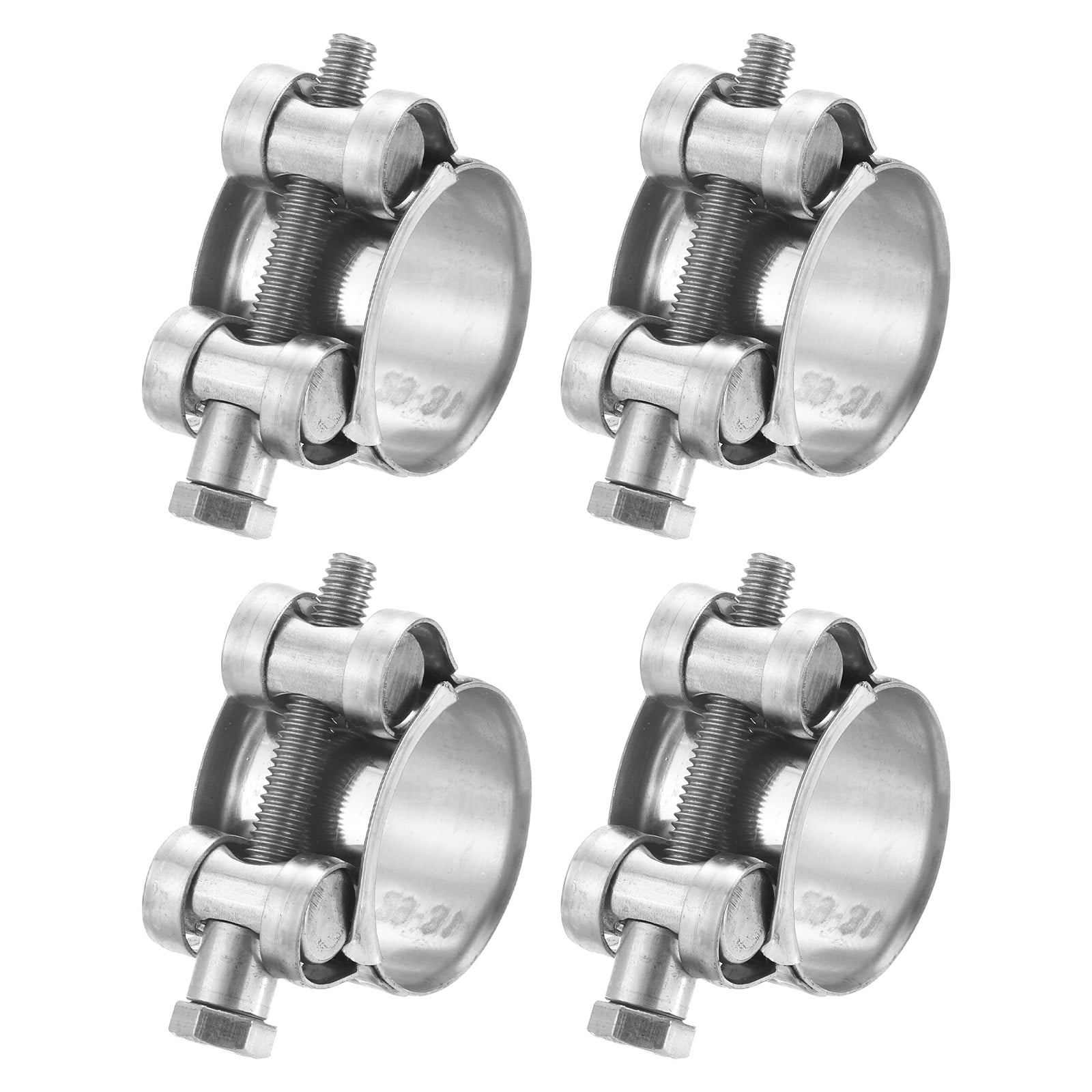 Uxcell T-Bolt Hose Clamp 4Pack 29-31mm 201 Stainless Steel Intake ...