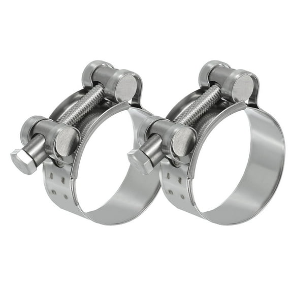 Uxcell T-Bolt Hose Clamp, Intercooler Pipe Tube Clamps, Stainless Steel Radiator Hose Clamp 40 ...