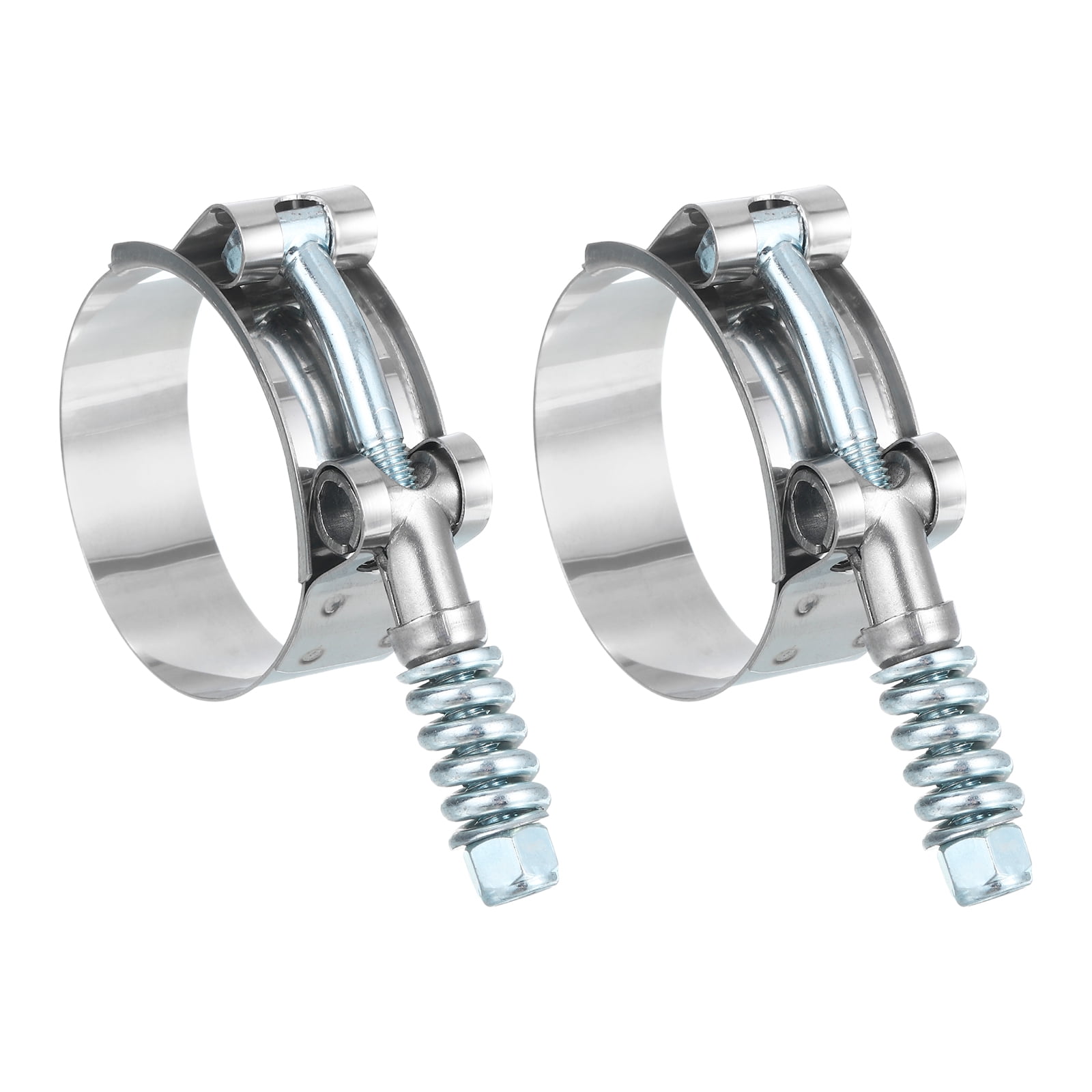 Uxcell T-Bolt Hose Clamps 2Pack 48-54mm 201 Stainless Steel Intake ...