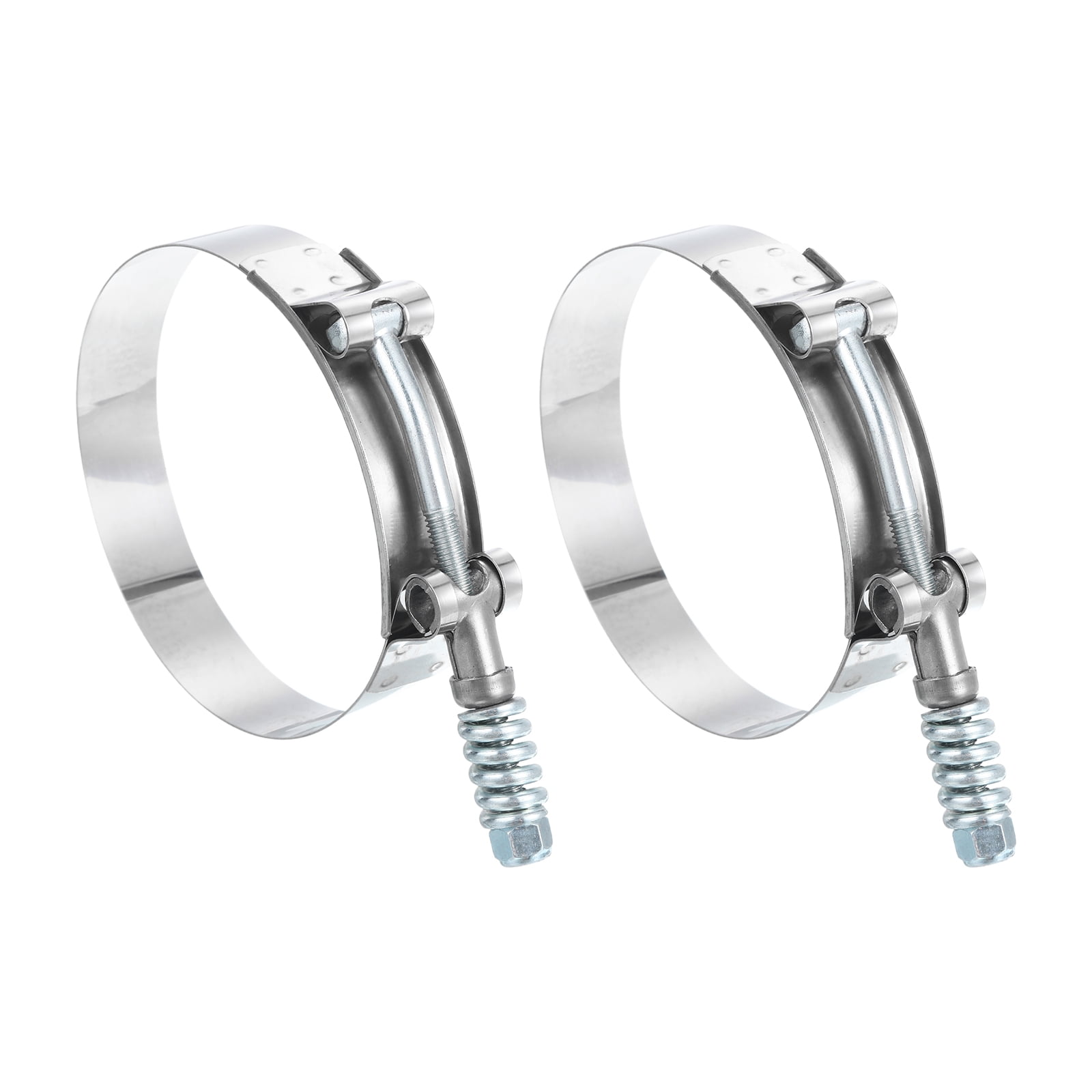 Uxcell T-Bolt Hose Clamps 2Pack 88-96mm 201 Stainless Steel Intake ...
