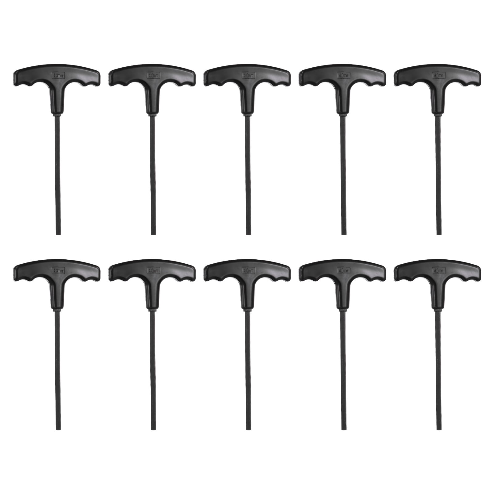 Uxcell T-Handle Hex Key Wrench 2mm Hex Key Flat End Wrenches Spanner ...