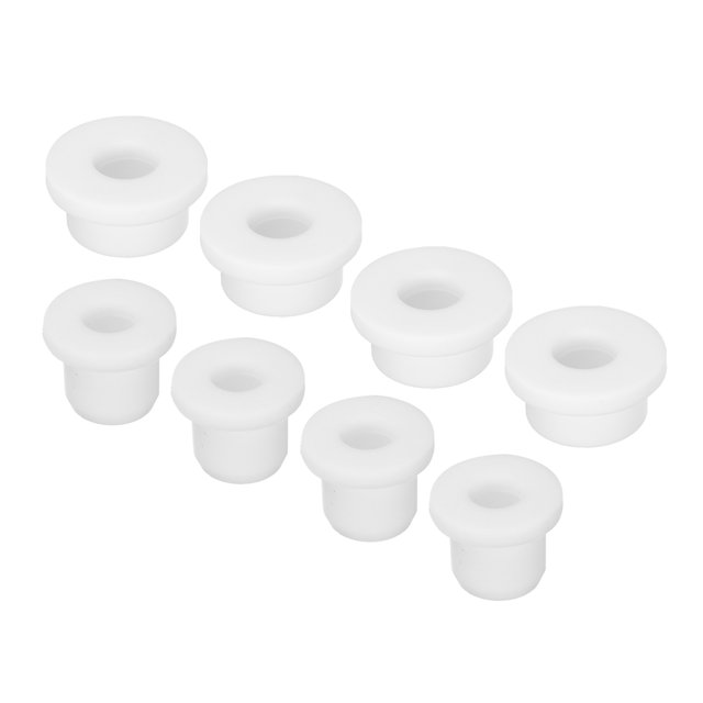 Uxcell T Shape Rubber Grommet Mount Dia 20mm/10mm,ID 10mm/6mm White ...