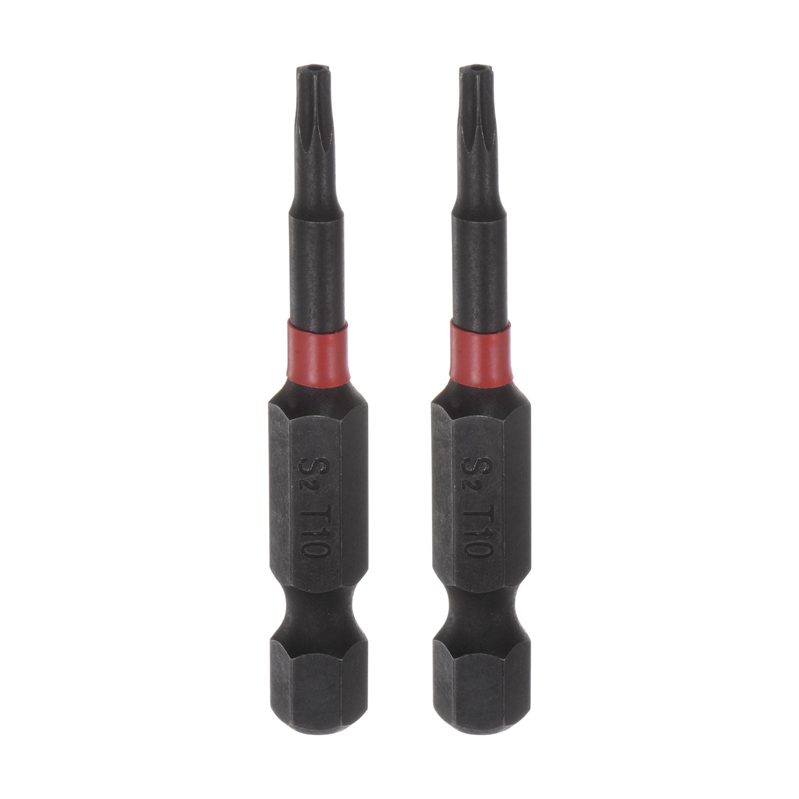 Uxcell T10 Magnetic Security Impact Torx Screwdriver Bit 1/4" Hex Shank ...