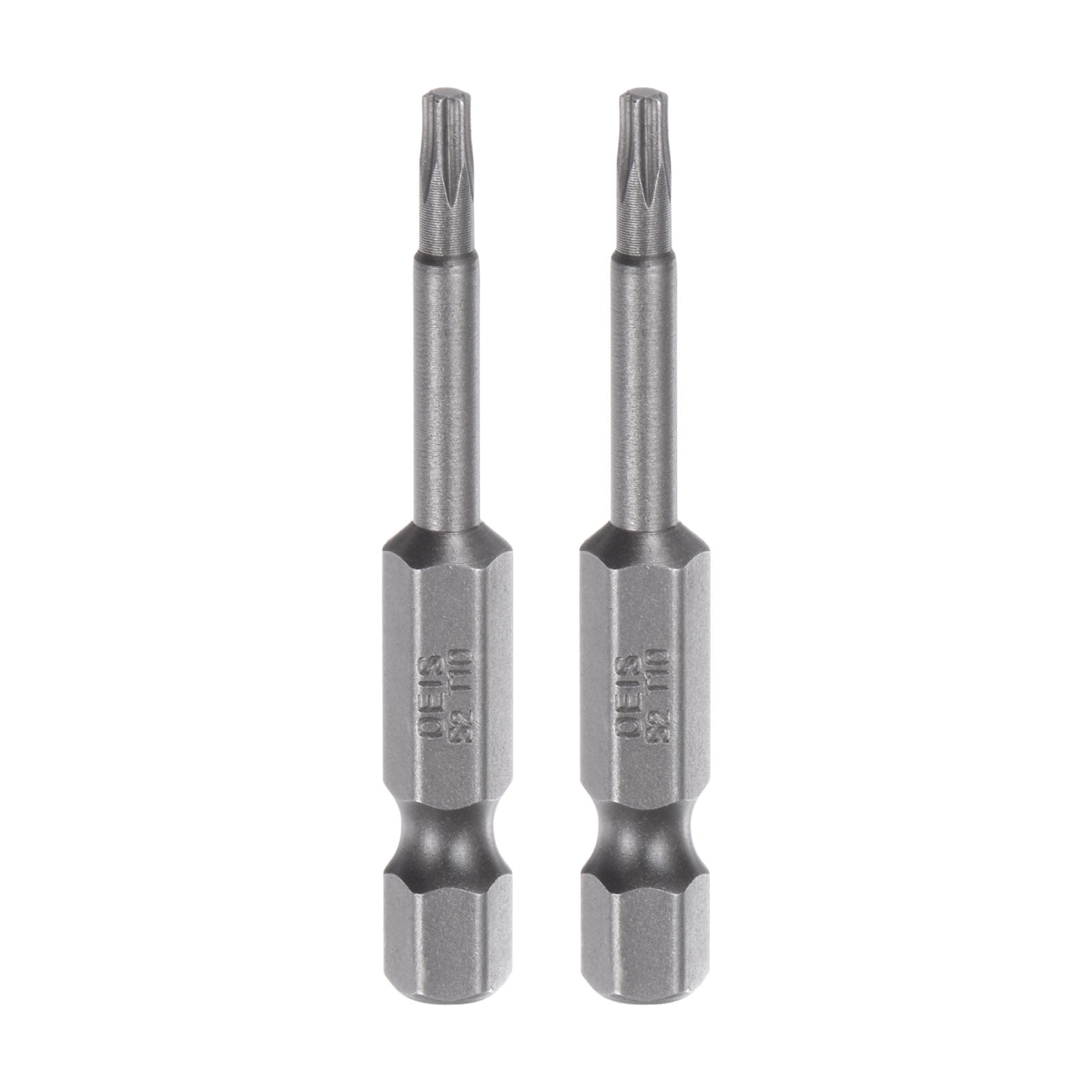 Uxcell T10 Magnetic Security Star 5 Point Torx Screwdriver Bit 1/4" Hex ...