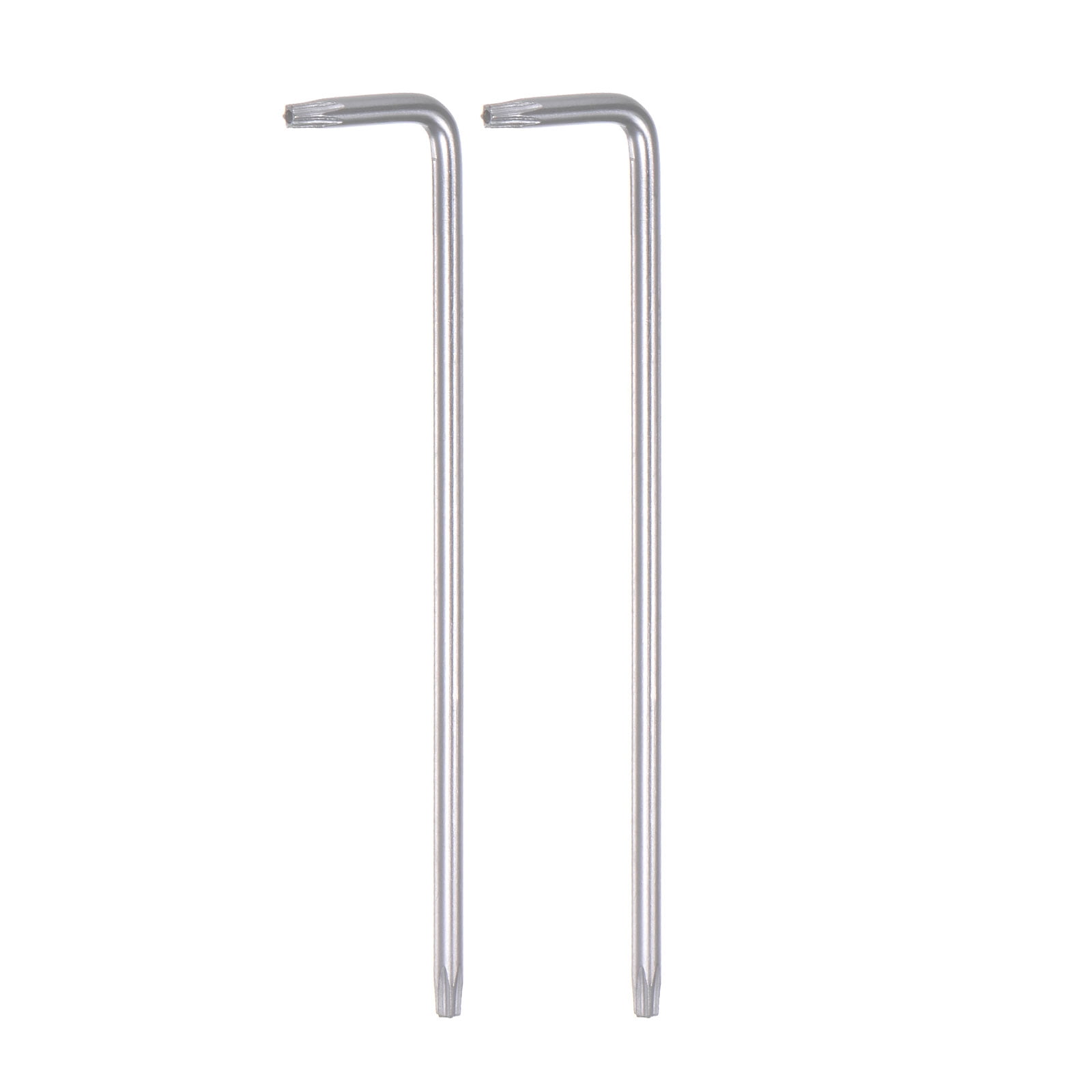Uxcell T10 Tamper Proof Torx Wrench L Shape 3.58" Long Arm High Carbon ...