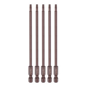 Uxcell T27 Magnetic Security Torx Screwdriver Bit 1/4" Hex Shank 6 ...