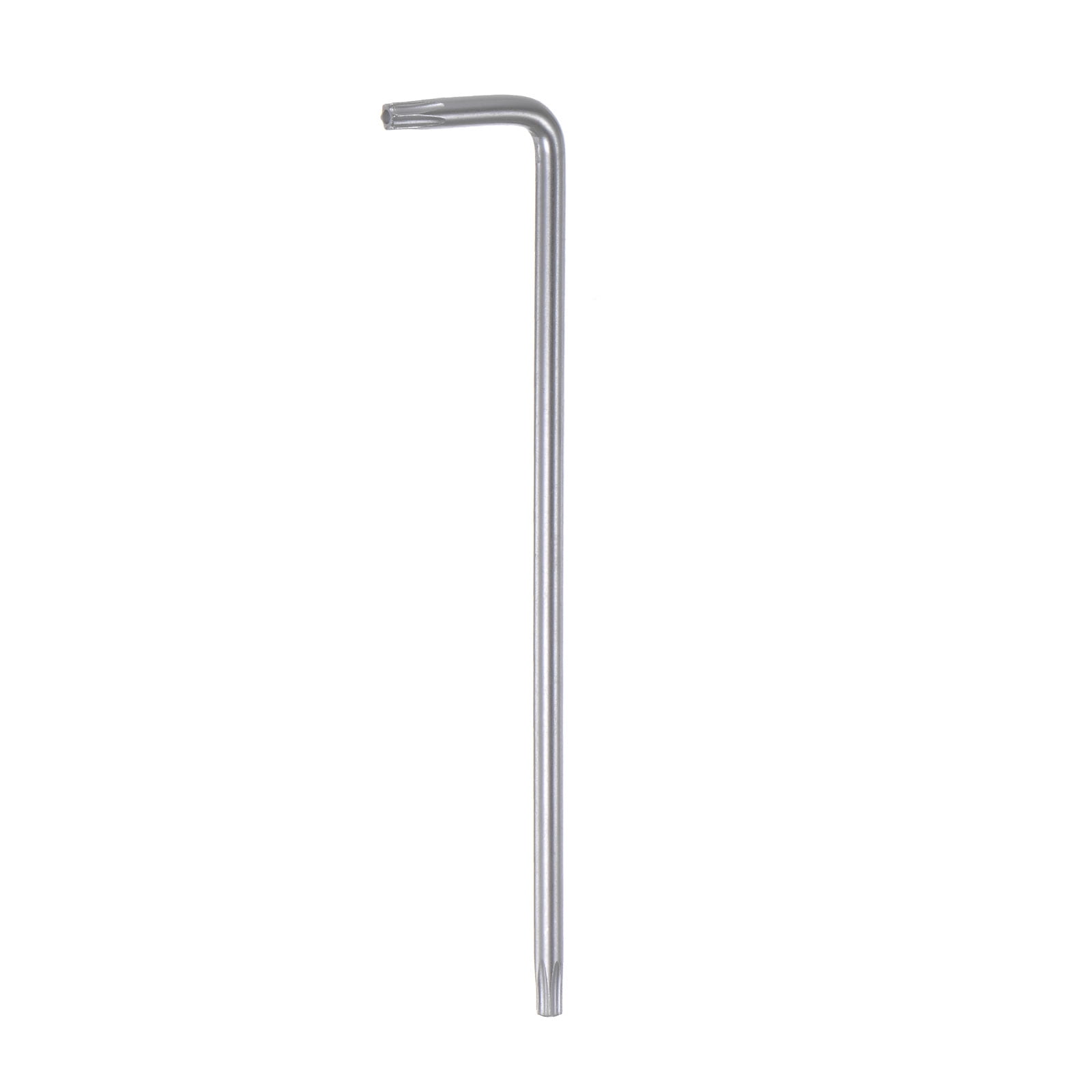 Uxcell T15 Tamper Proof Torx Wrench L Shape 3.82" Long Arm High Carbon ...