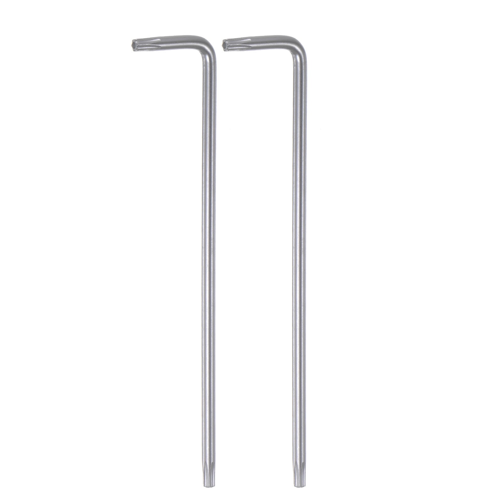 Uxcell T15 Tamper Proof Torx Wrench L Shape 3.98" Long Arm High Carbon ...