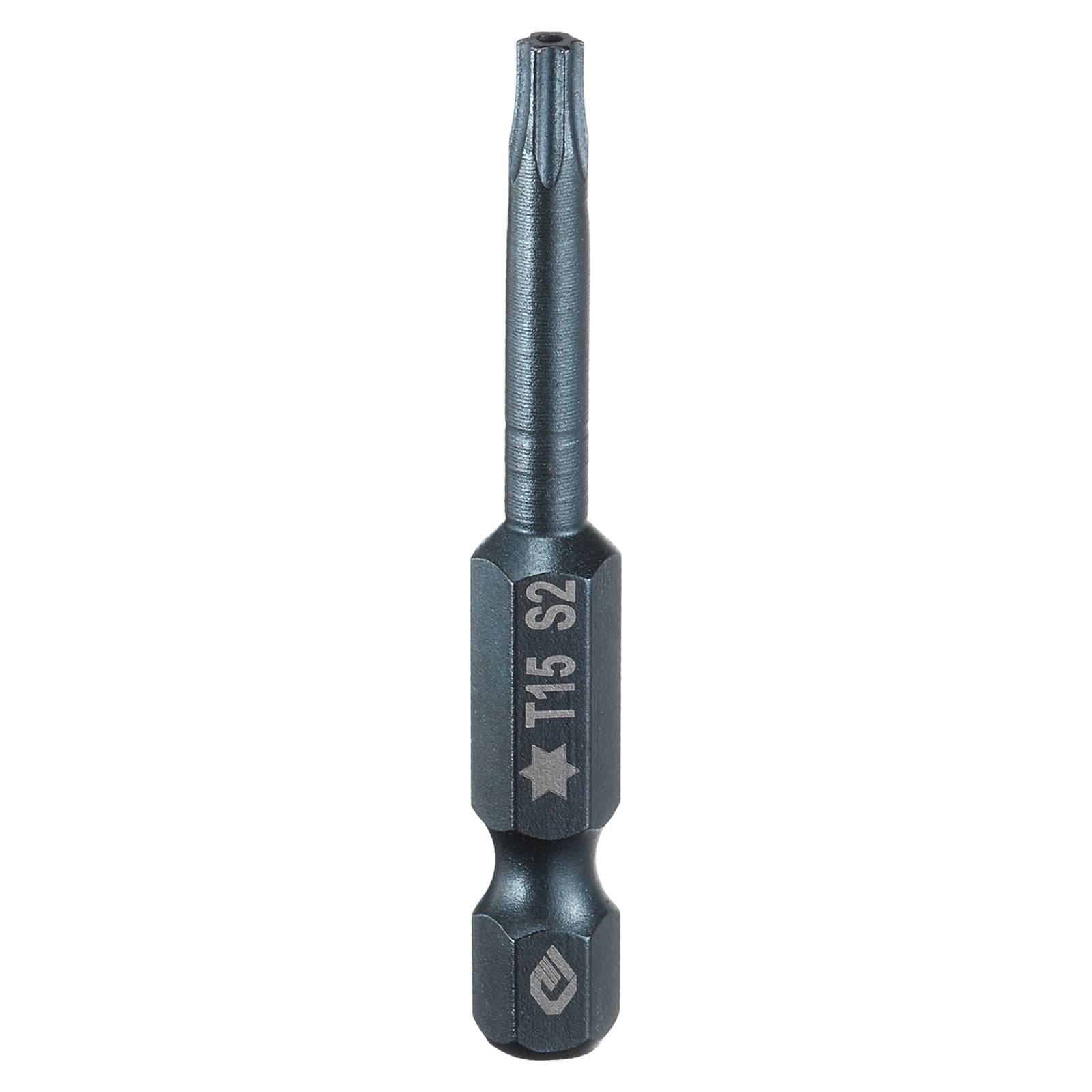 Uxcell T15 Torx Screwdriver Bit 1/4" Hex Shank 2" Long S2 Steel ...