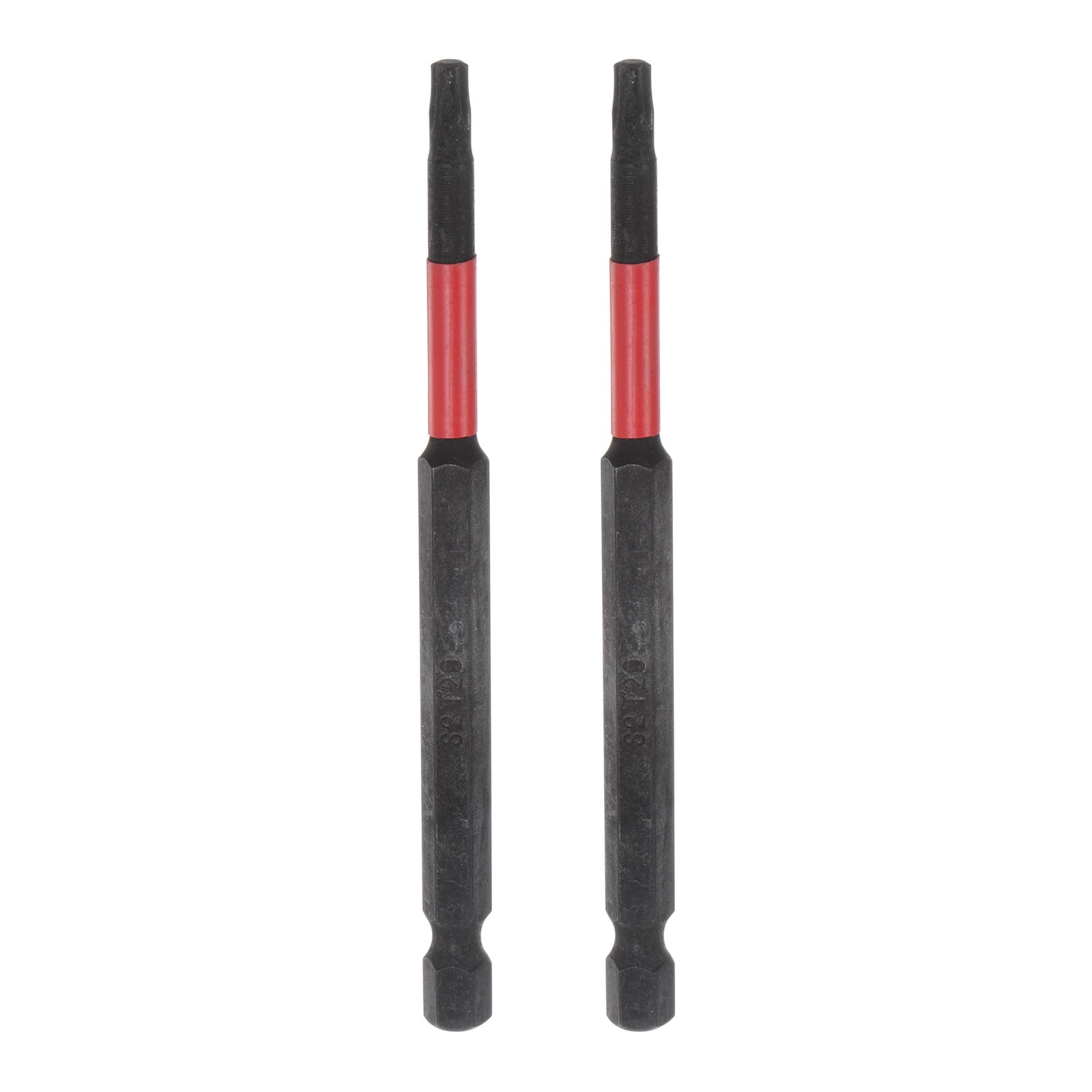Uxcell T20 Magnetic Security Impact Torx Screwdriver Bit 1/4" Hex Shank ...