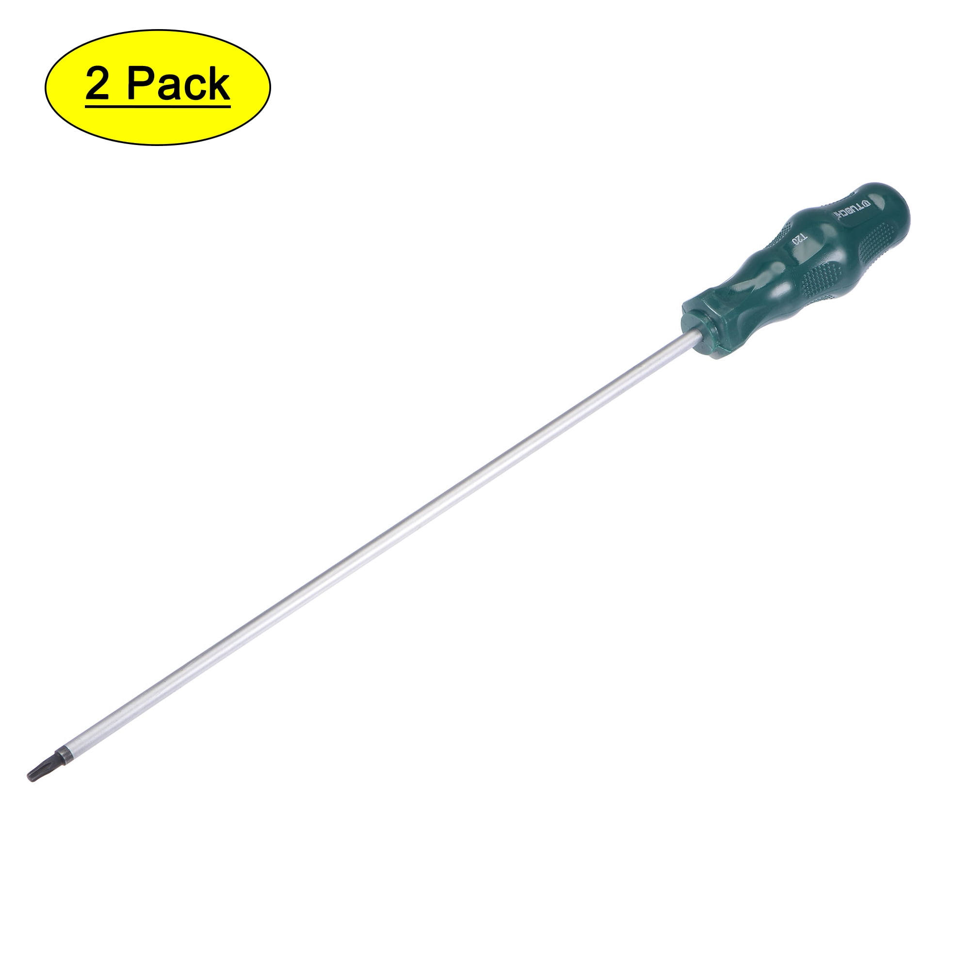 Uxcell T20 Magnetic Torx Star 6 Point Screwdriver 11.8" CR-V Round ...
