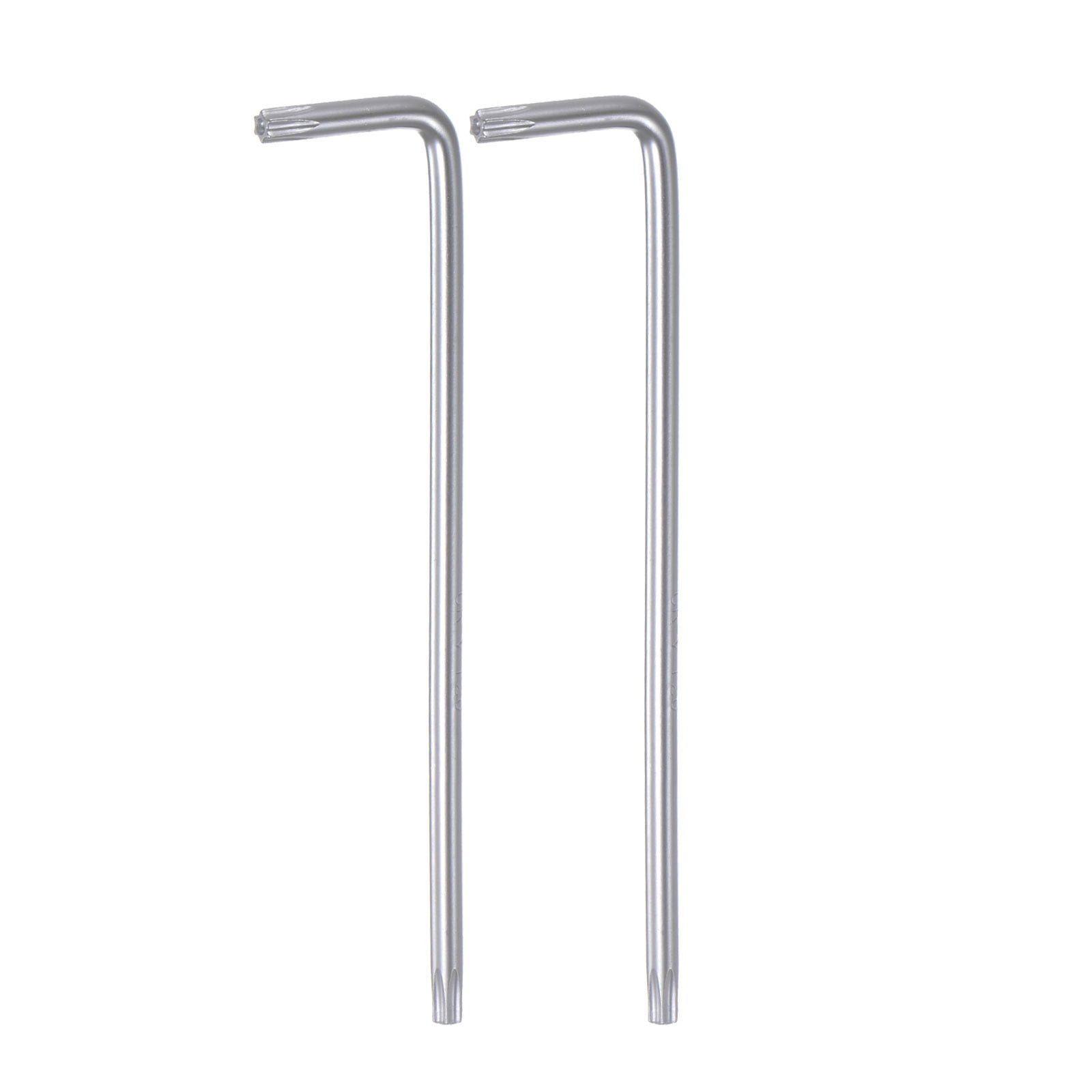 Uxcell T20 Tamper Proof Torx Wrench L Shape 3.98" Long Arm High Carbon ...