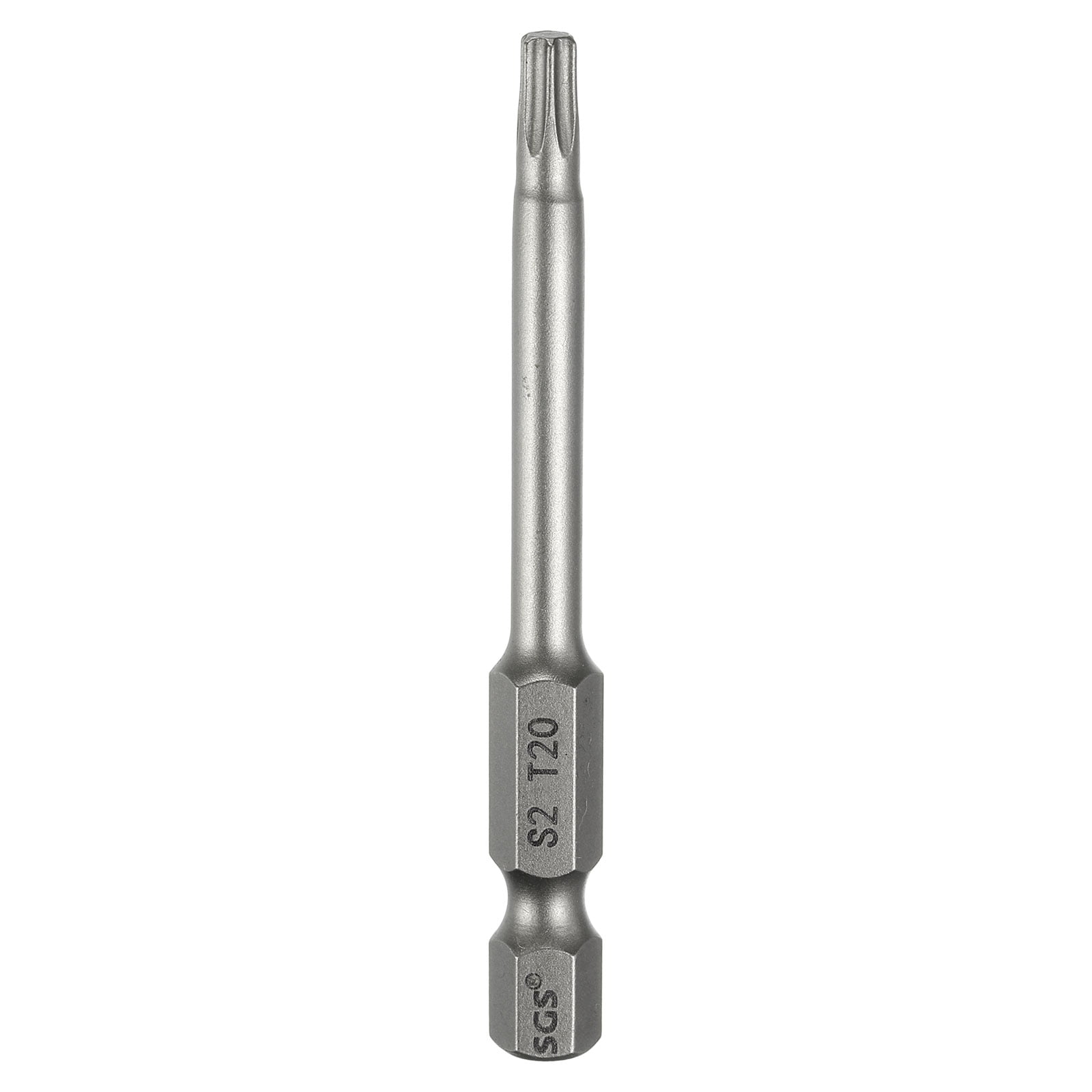 Uxcell T20 Torx Head Screwdriver Bit 1/4" Hex Shank 2.6" (65mm) Long ...