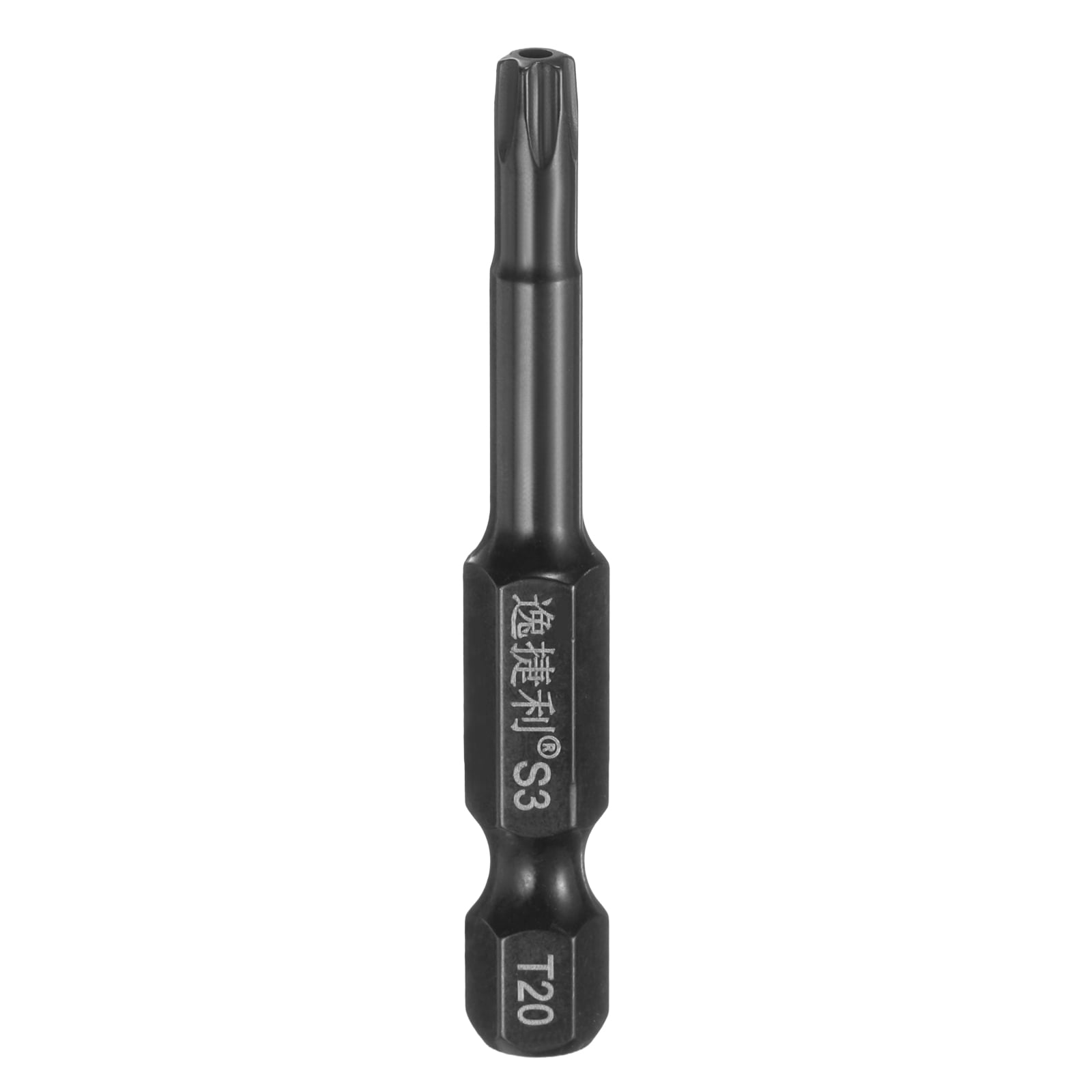Uxcell T20 Torx Head Screwdriver Bit 1/4" Hex Shank 2" Long Magnetic ...