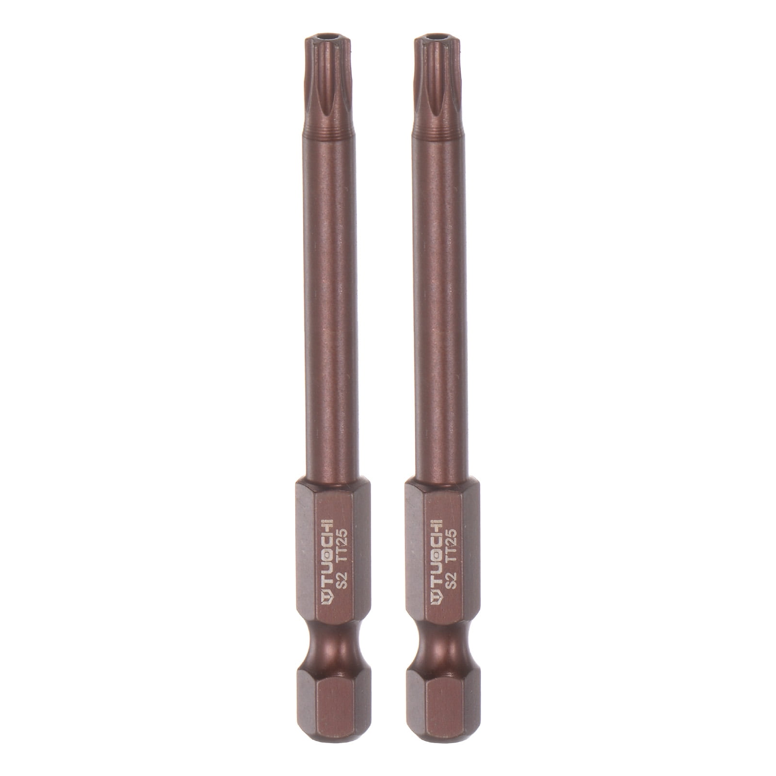 Uxcell T25 Magnetic Security Torx Screwdriver Bit 1/4" Hex Shank 3 ...