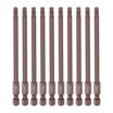 Uxcell T27 Magnetic Security Torx Screwdriver Bit 1/4" Hex Shank 6 ...