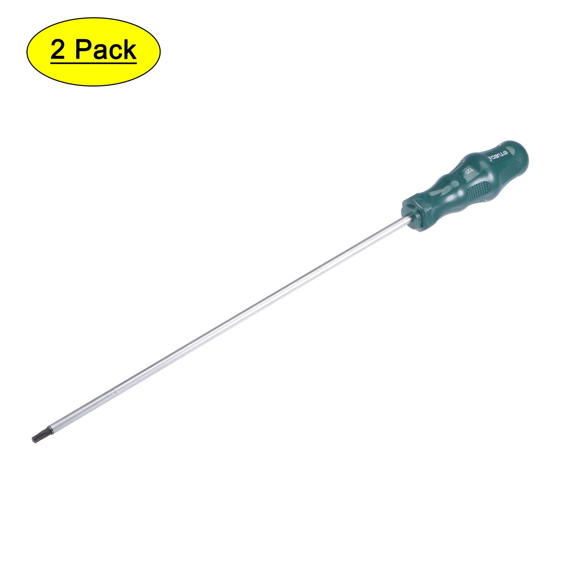 Uxcell T25 Magnetic Torx Star 6 Point Screwdriver 11.8" CR-V Round ...