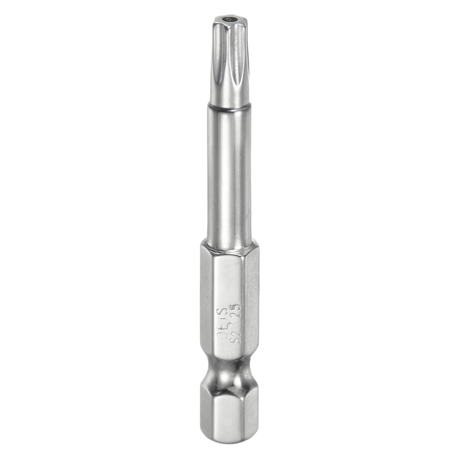 Uxcell T25 Security Torx Bit 1/4" Hex Shank 2" S2 Steel Magnetic Tamper ...