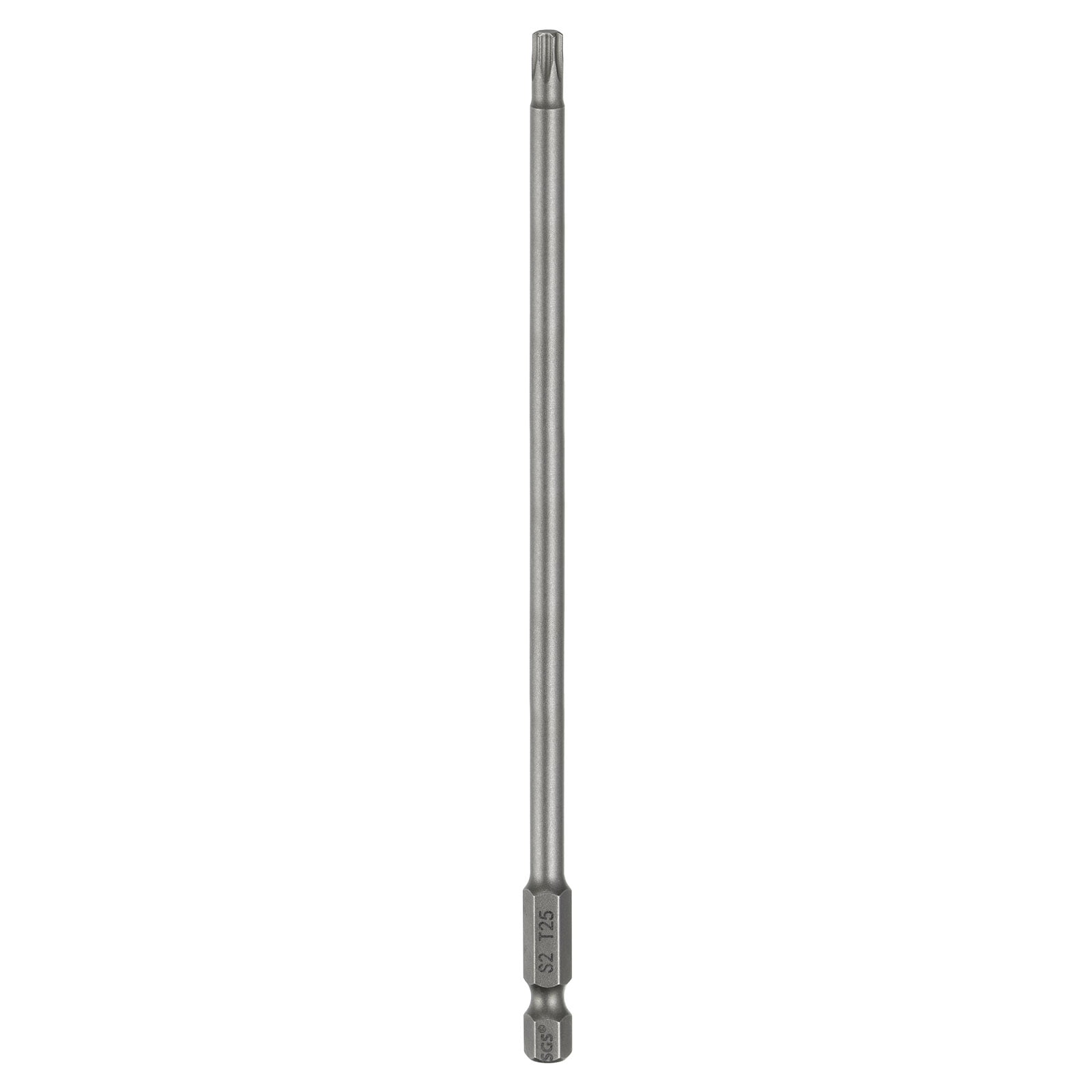 Uxcell T25 Torx Head Screwdriver Bit 1/4" Hex Shank 6" (150mm) Long ...