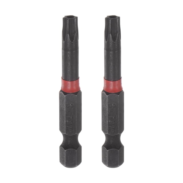 Uxcell T27 Magnetic Security Impact Torx Screwdriver Bit 1/4" Hex Shank ...
