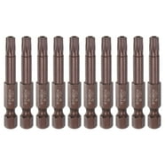 T40 Magnetic Security Star 5 Point Torx Screwdriver Bit 1/4" Hex Shank ...