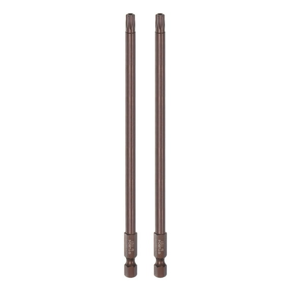 Uxcell T27 Magnetic Security Torx Screwdriver Bit 1/4" Hex Shank 6 ...