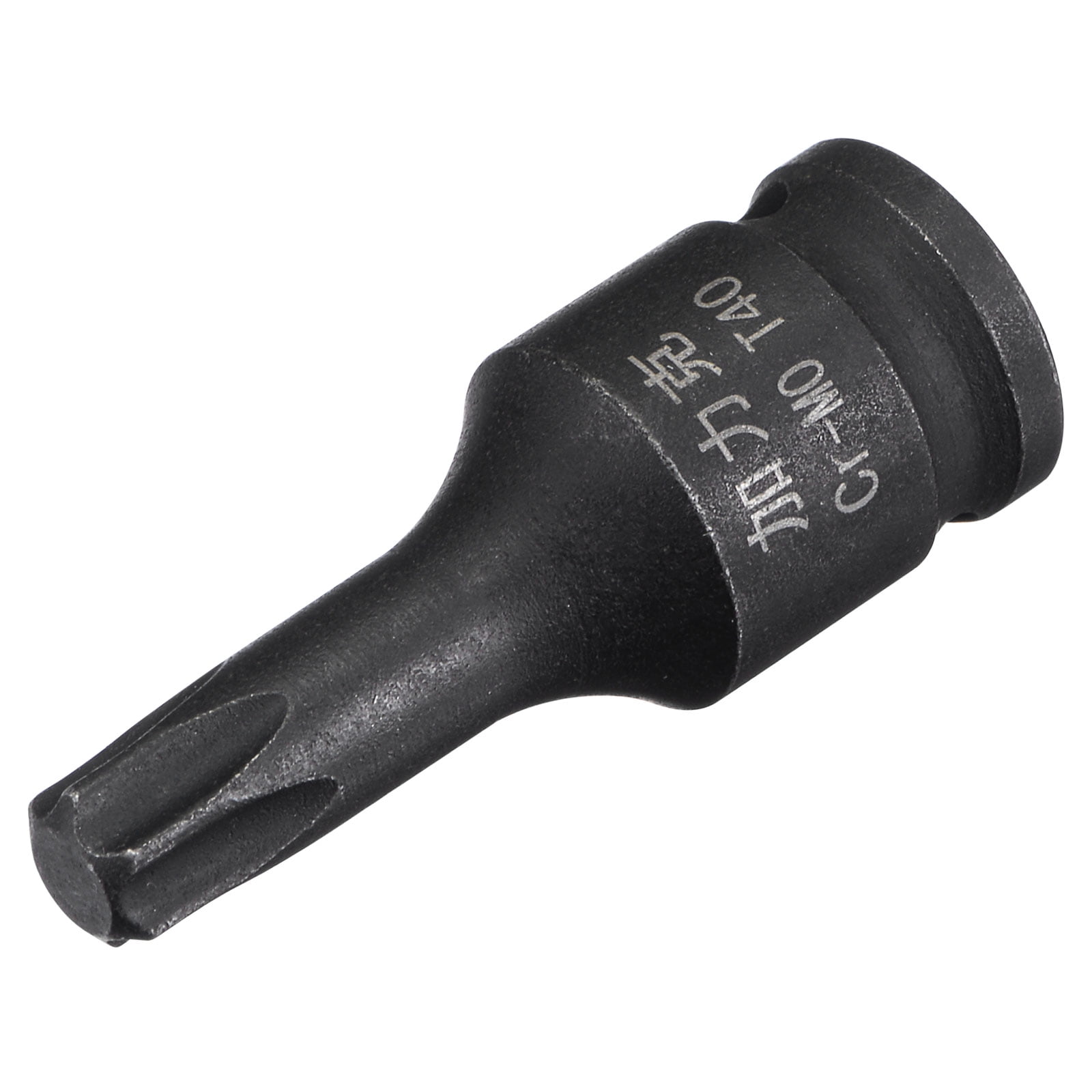 Uxcell T40 Impact Torx Bit Socket, 1/4" Square Drive 35mm Length CR-MO ...