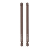 Uxcell T40 Magnetic Security Torx Screwdriver Bit 1/4" Hex Shank 4 ...