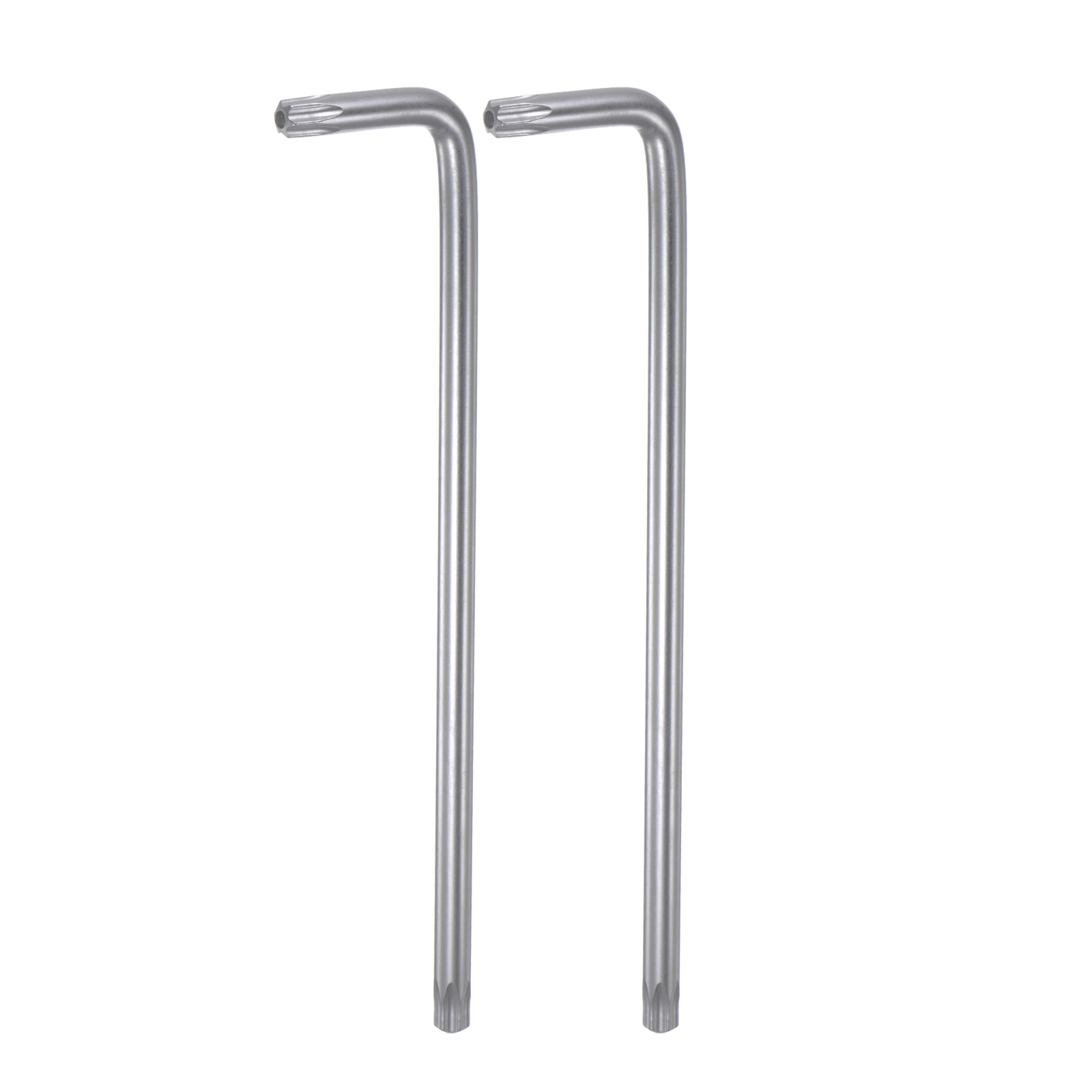 Uxcell T45 Tamper Proof Torx Wrench L Shape 7.83" Long Arm High Carbon ...