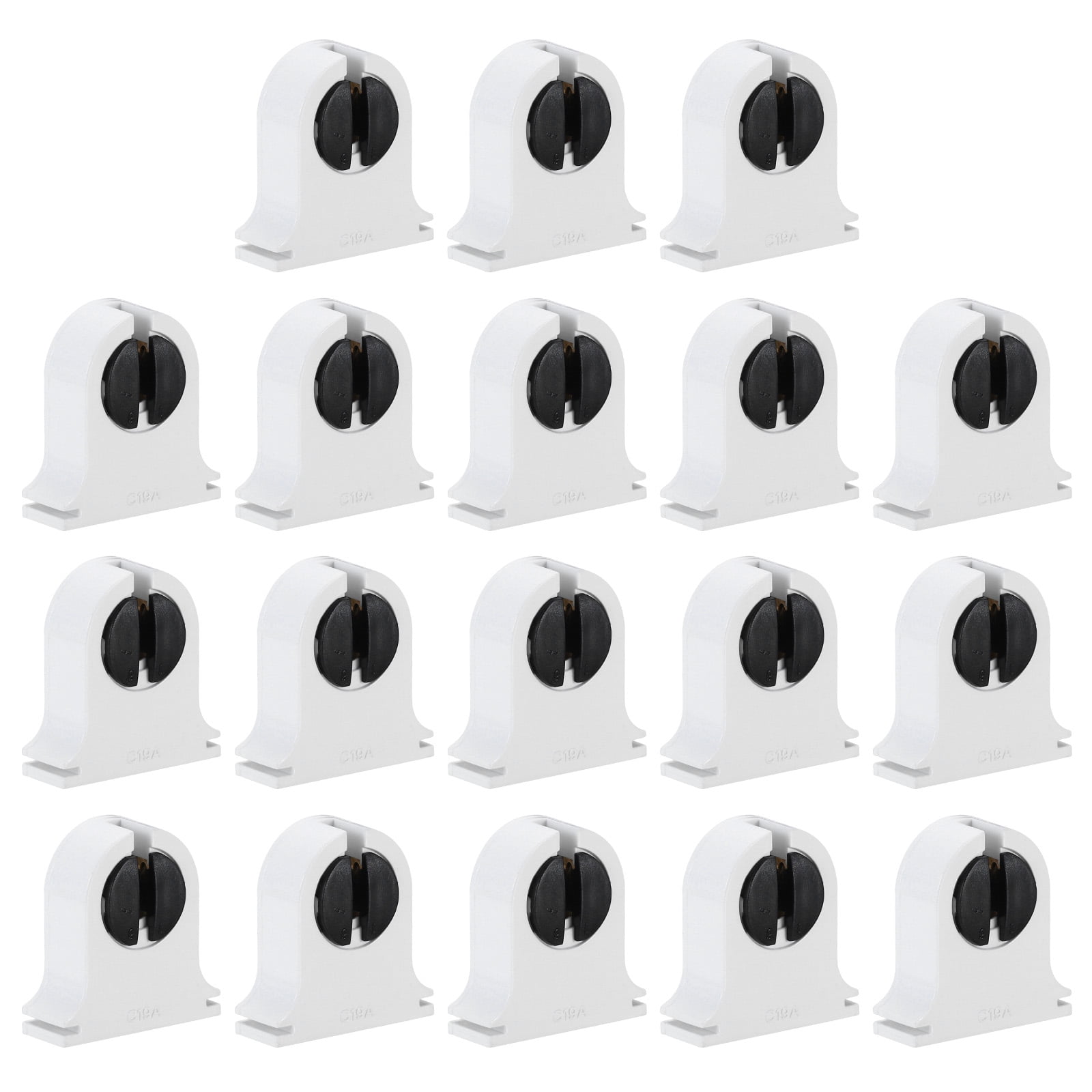 Uxcell T5 Fluorescent Light Holder, 18 Pack G5 Lamp Base LED ...
