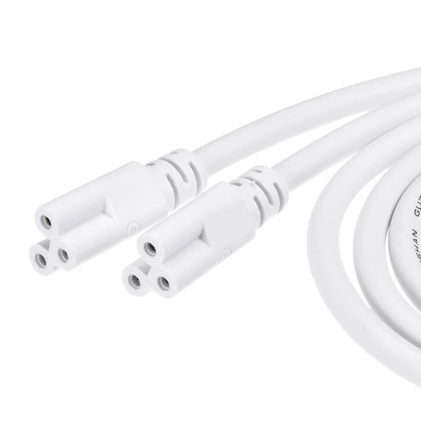Uxcell T5 T8 LED Tube Connector Cable 1.5M Male to Male Double End 4 ...