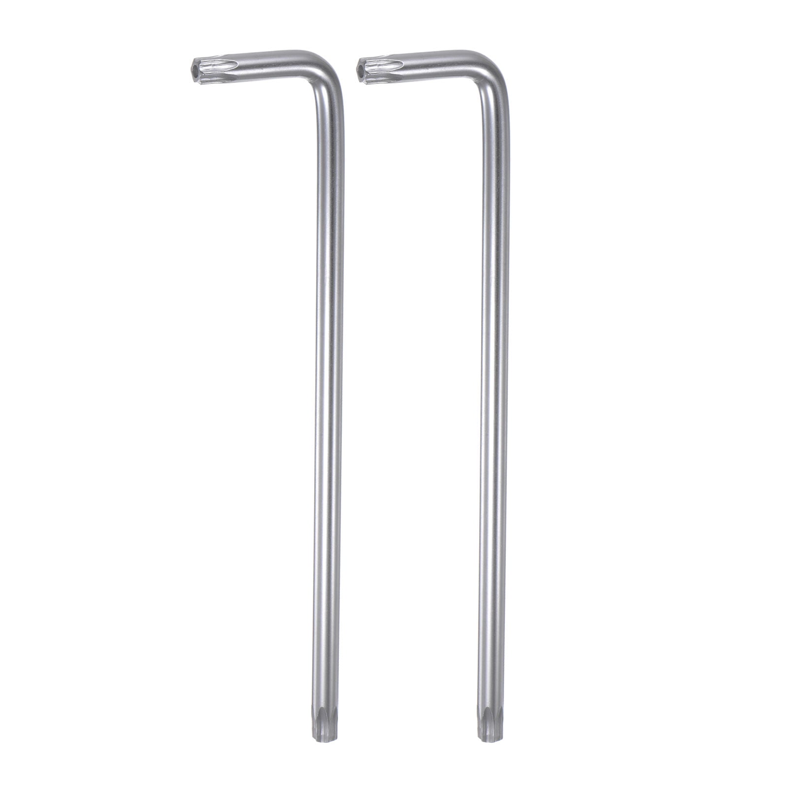 Uxcell T50 Tamper Proof Torx Wrench L Shape 8.98" Long Arm High Carbon ...