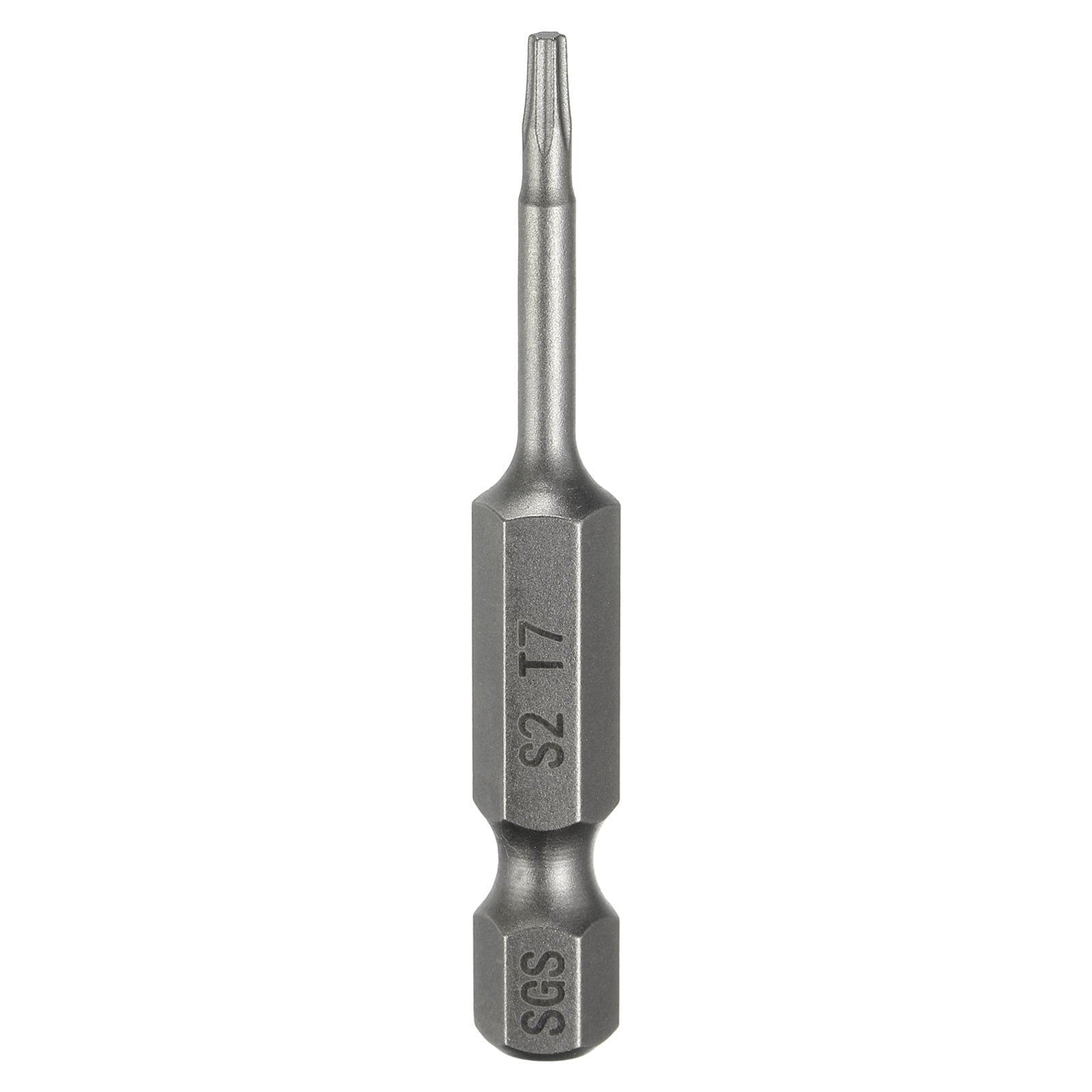 Uxcell T7 Torx Head Screwdriver Bit 1/4" Hex Shank 2" (50mm) Long ...