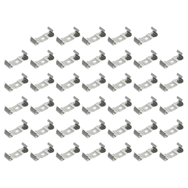Uxcell T8 Clips Bracket Hanger, 50pcs LED Fluorescent Integrated Tube ...