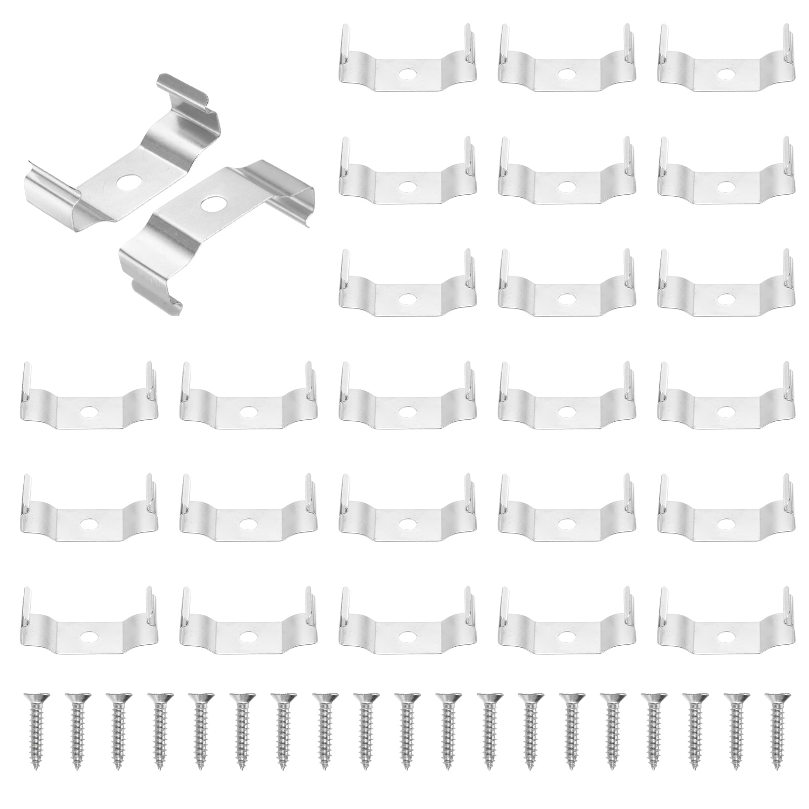 Uxcell T8 Clips Bracket Hanger Fluorescent Tube Integrated Bulb Holder ...