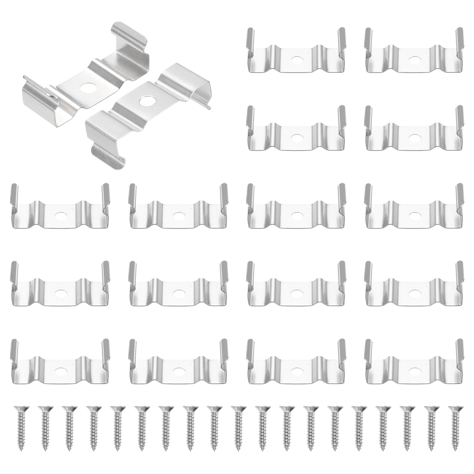 Uxcell T8 Clips Bracket Hanger Fluorescent Tube Integrated Bulb Holder ...