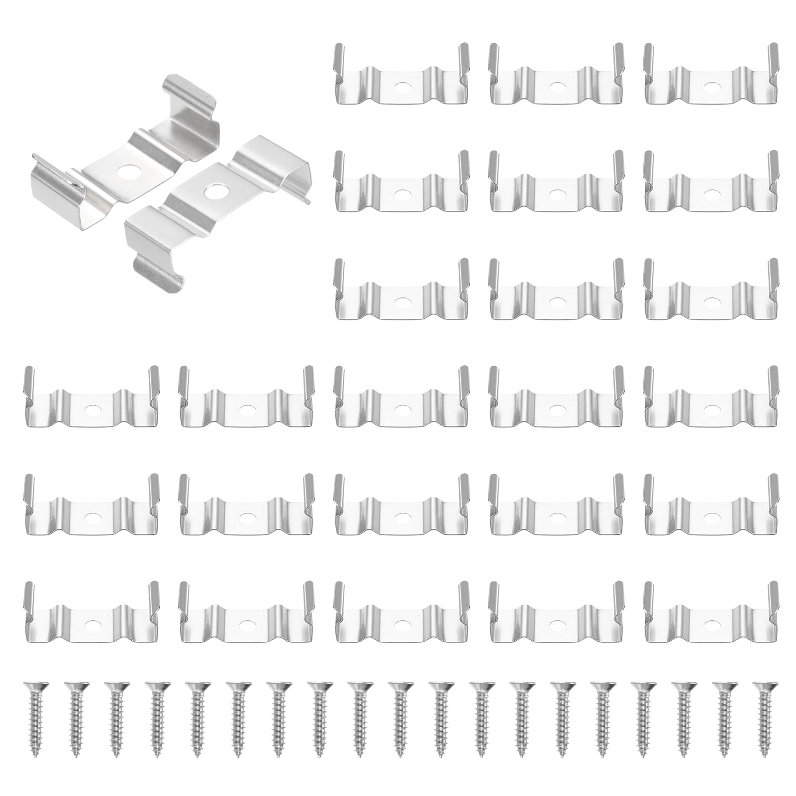 Uxcell T8 Clips Bracket Hanger Fluorescent Tube Integrated Bulb Holder ...