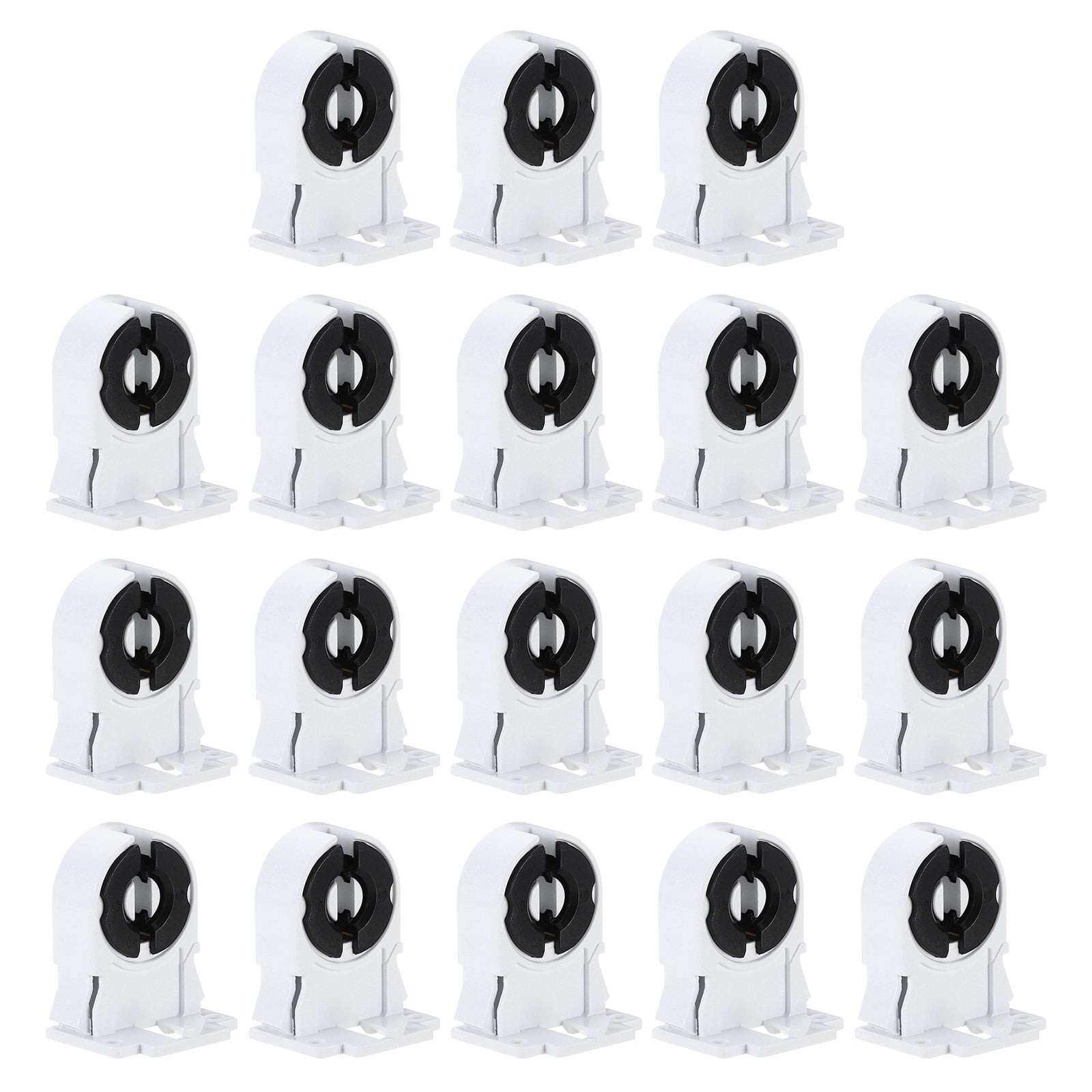 Uxcell T8 Fluorescent Light Holder, 18 Pack G13 Lamp Base LED ...