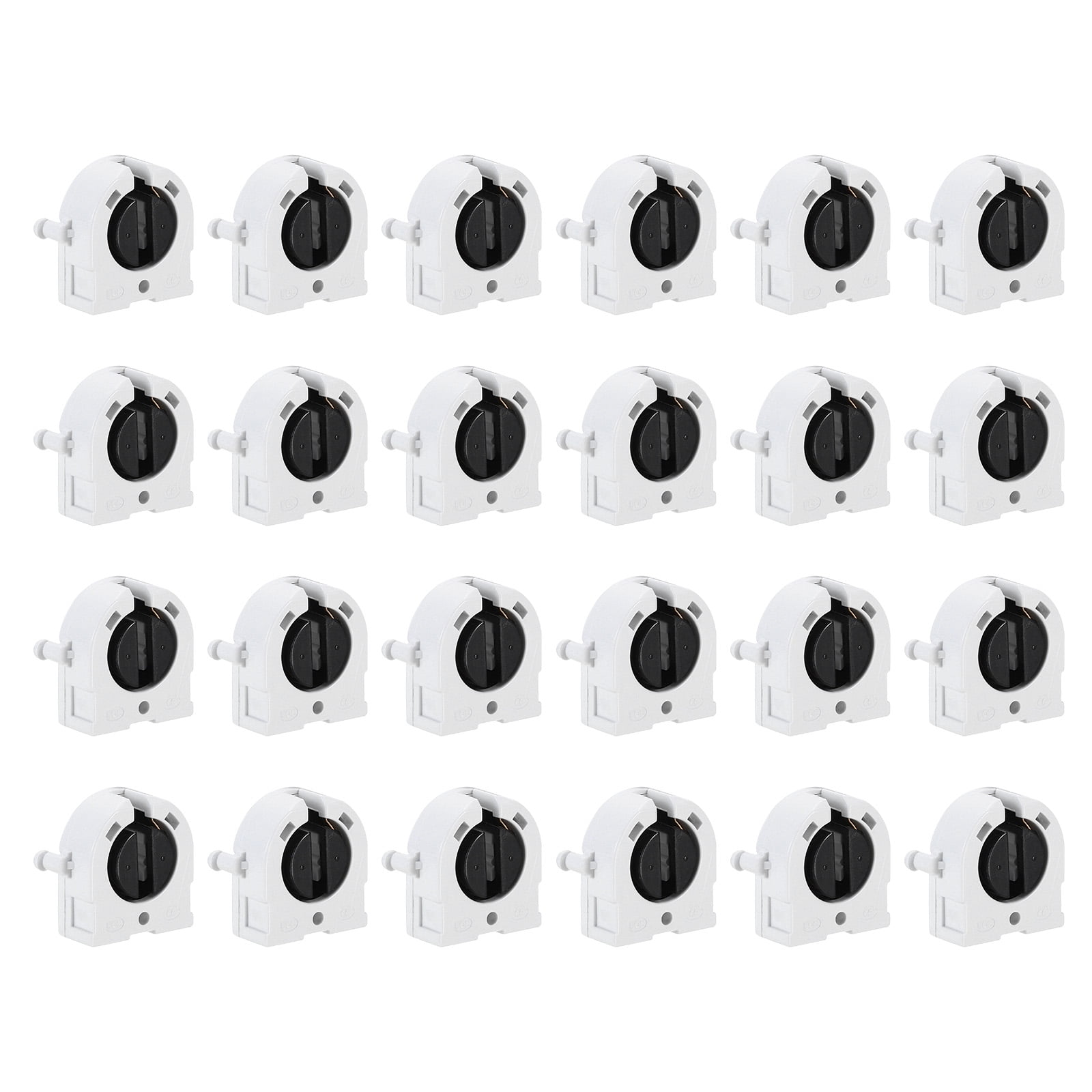 Uxcell T8 Fluorescent Light Holder, 24 Pack G13 Lamp Base LED ...
