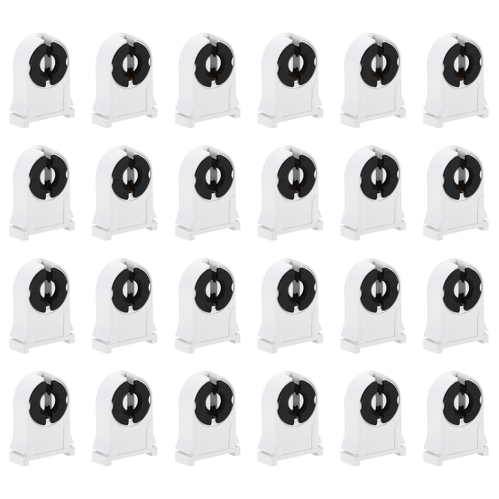 Uxcell T8 Fluorescent Light Holder, 24 Pack G13 Lamp Base LED ...